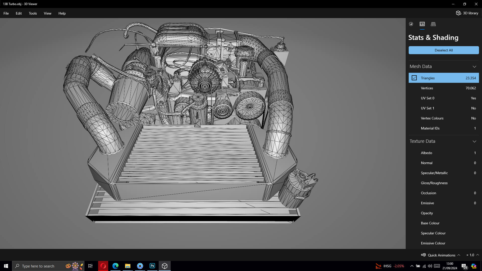 13B Turbo Rotary Engine - 3D Model by impulse99