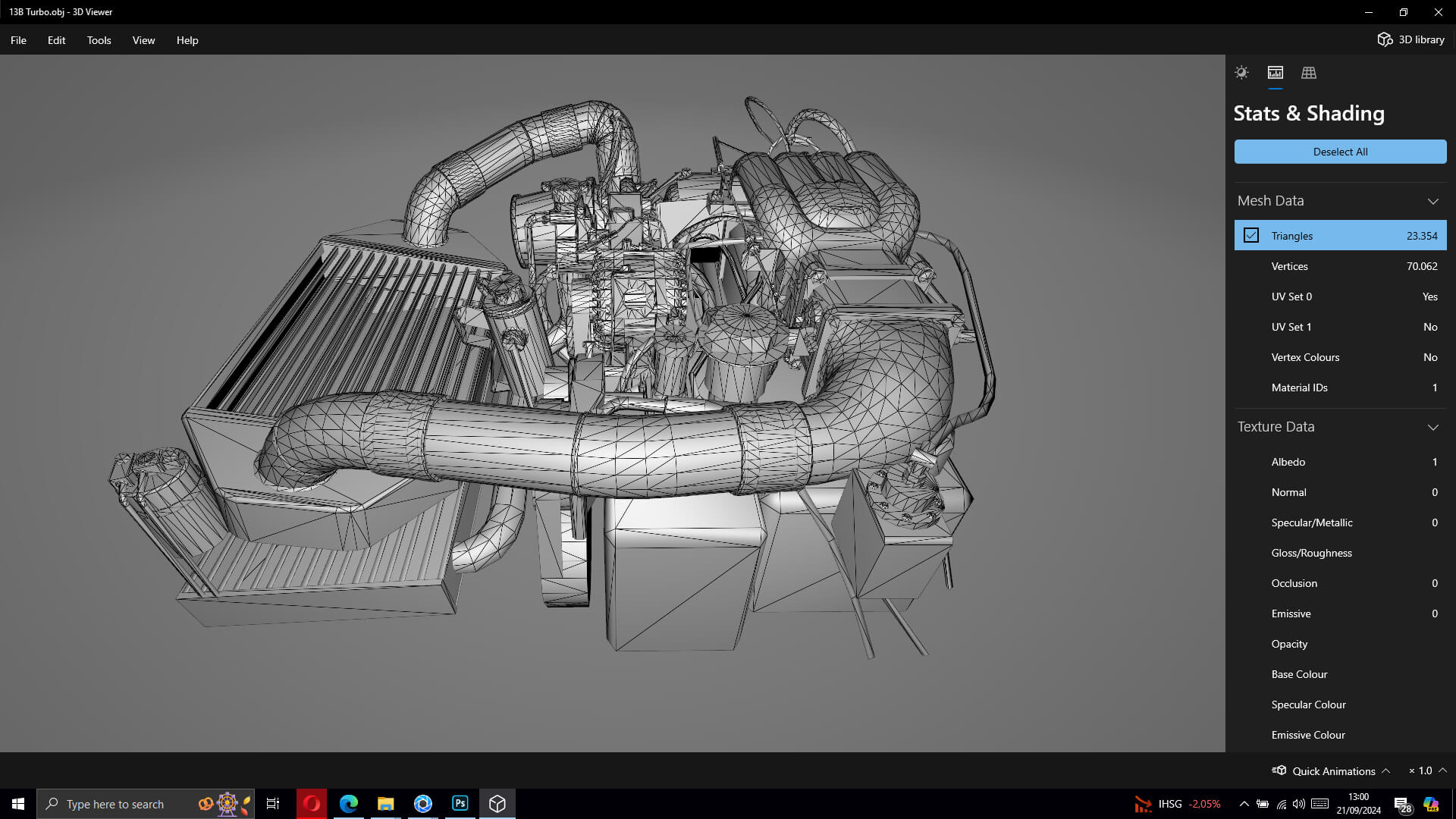 13B Turbo Rotary Engine - 3D Model by impulse99