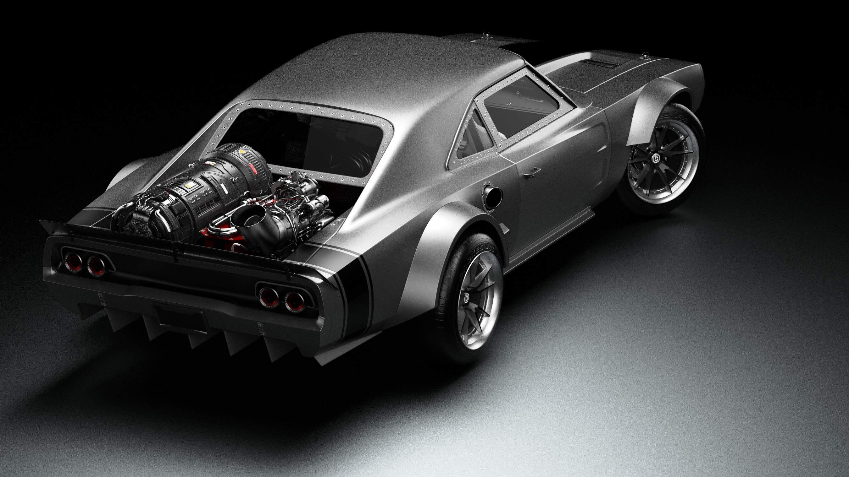 1968 Dodge Ice Charger R/T - 3D Model by impulse99