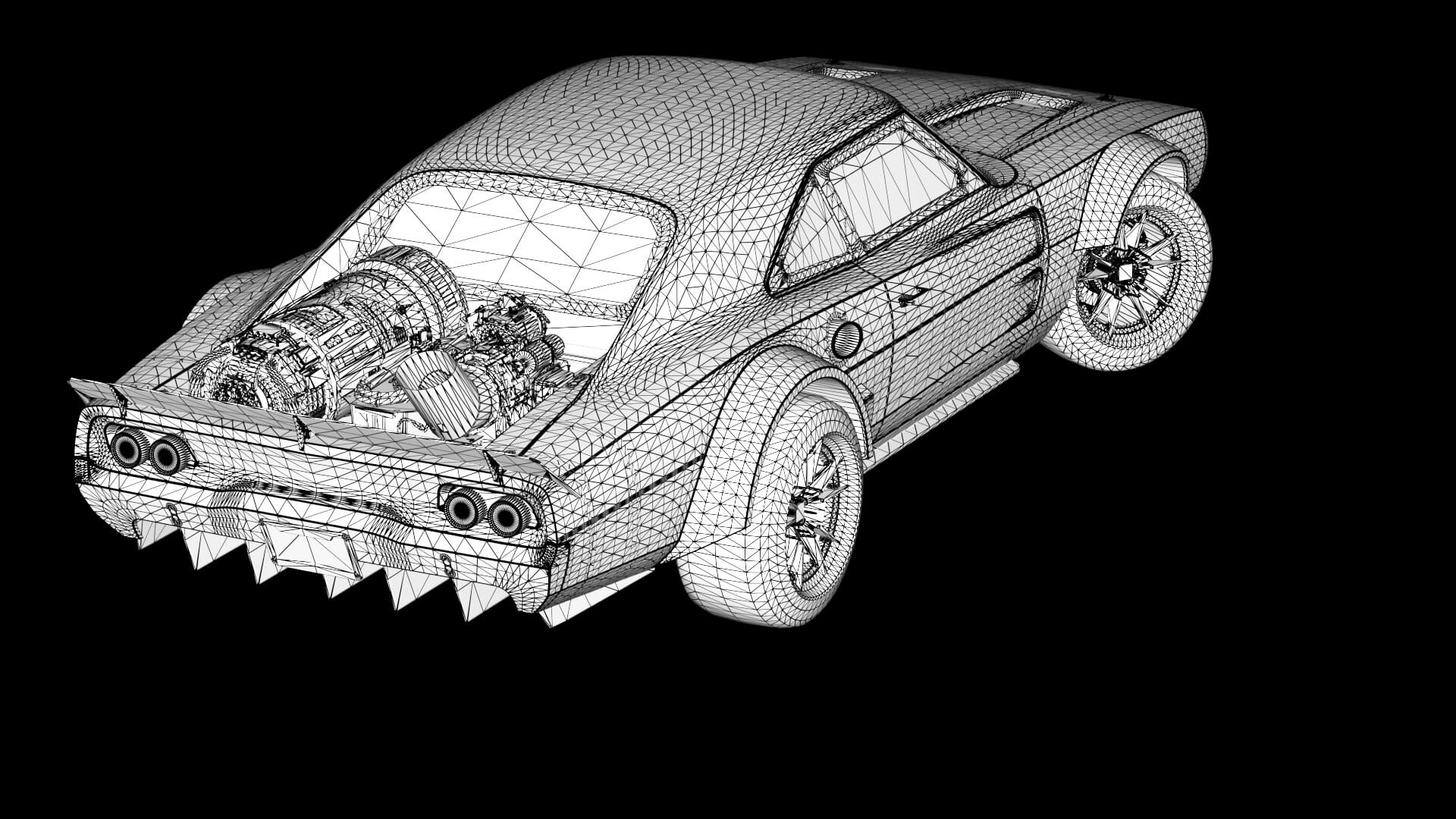 1968 Dodge Ice Charger R/T - 3D Model by impulse99