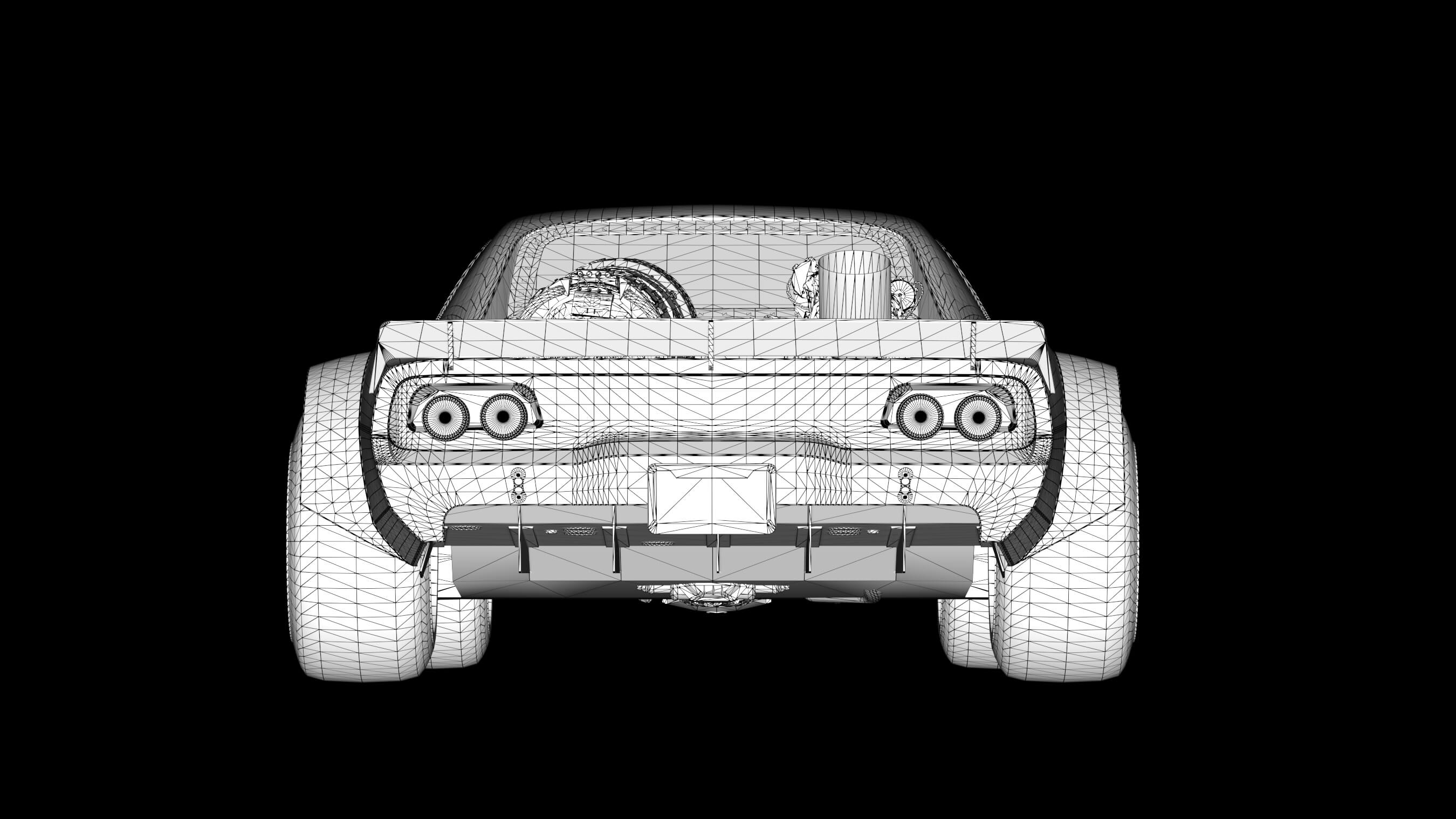 1968 Dodge Ice Charger R/T - 3D Model by impulse99