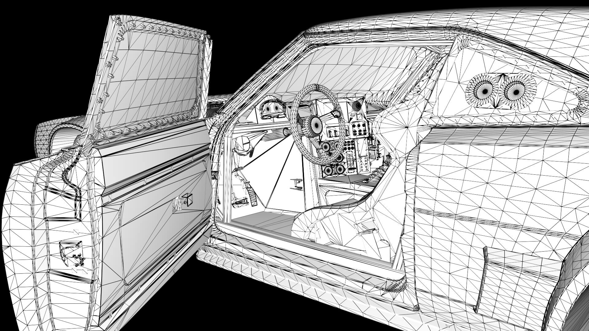 1968 Dodge Ice Charger R/T - 3D Model by impulse99