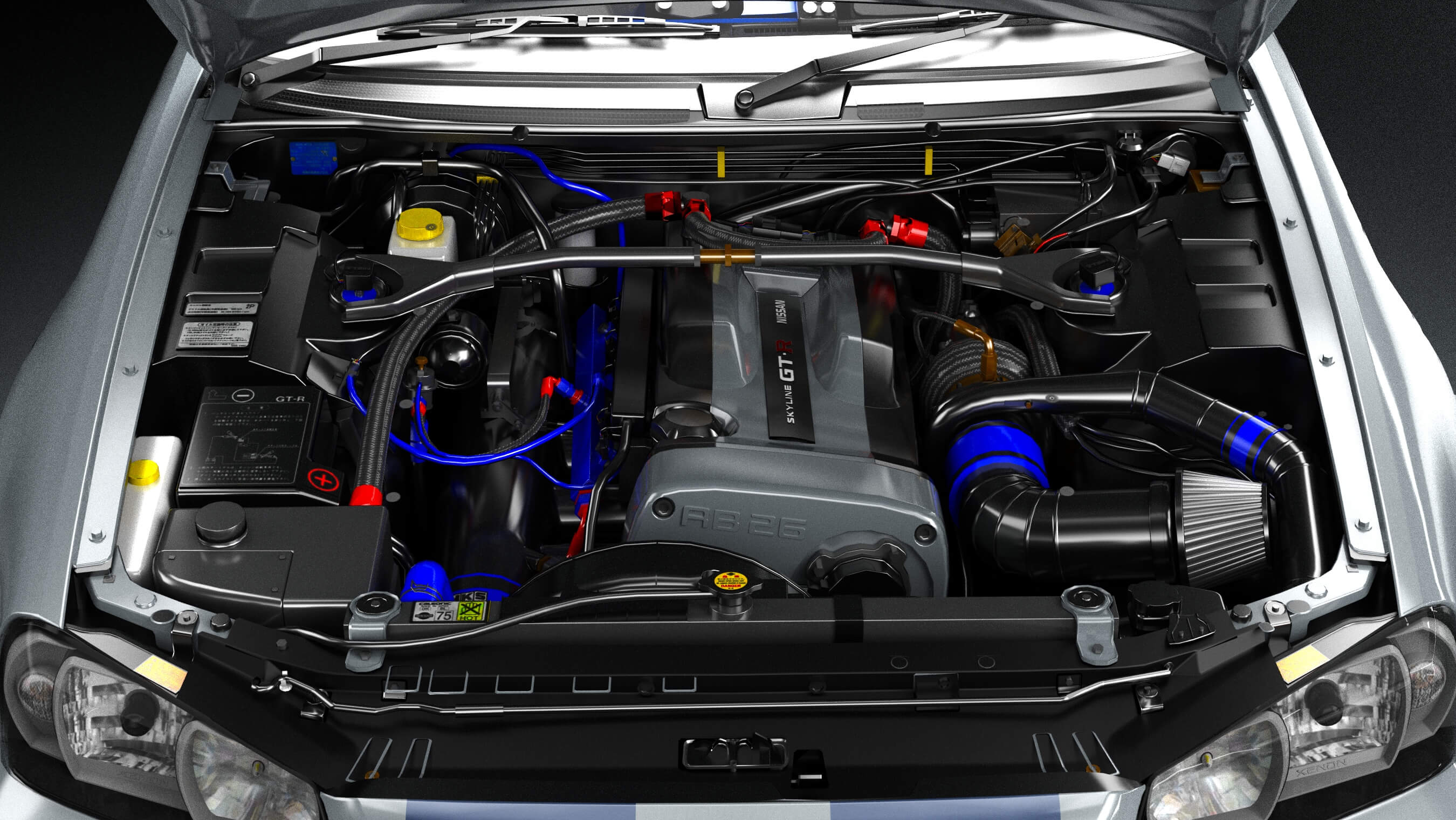 2 Fast 2 Furious R34 Nissan Skyline GT-R 3D Model by impulse99