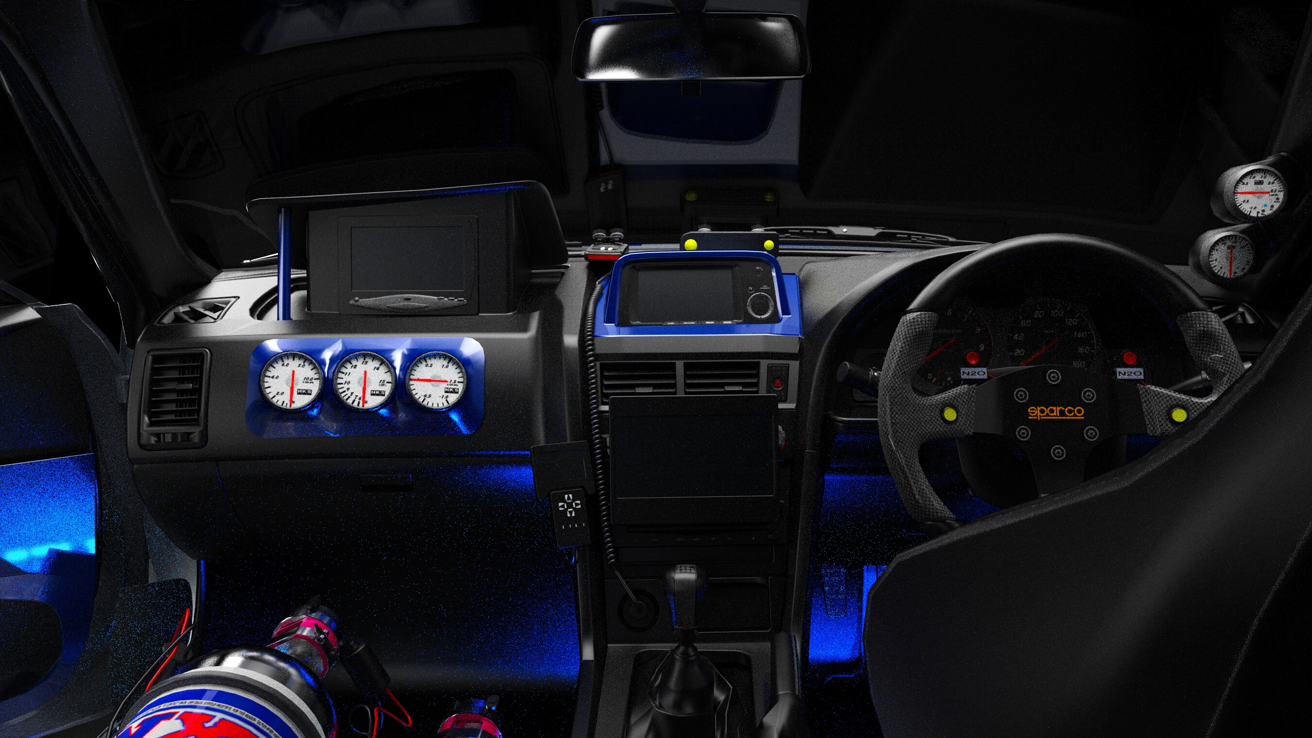 2 Fast 2 Furious R34 Nissan Skyline GT-R 3D Model by impulse99