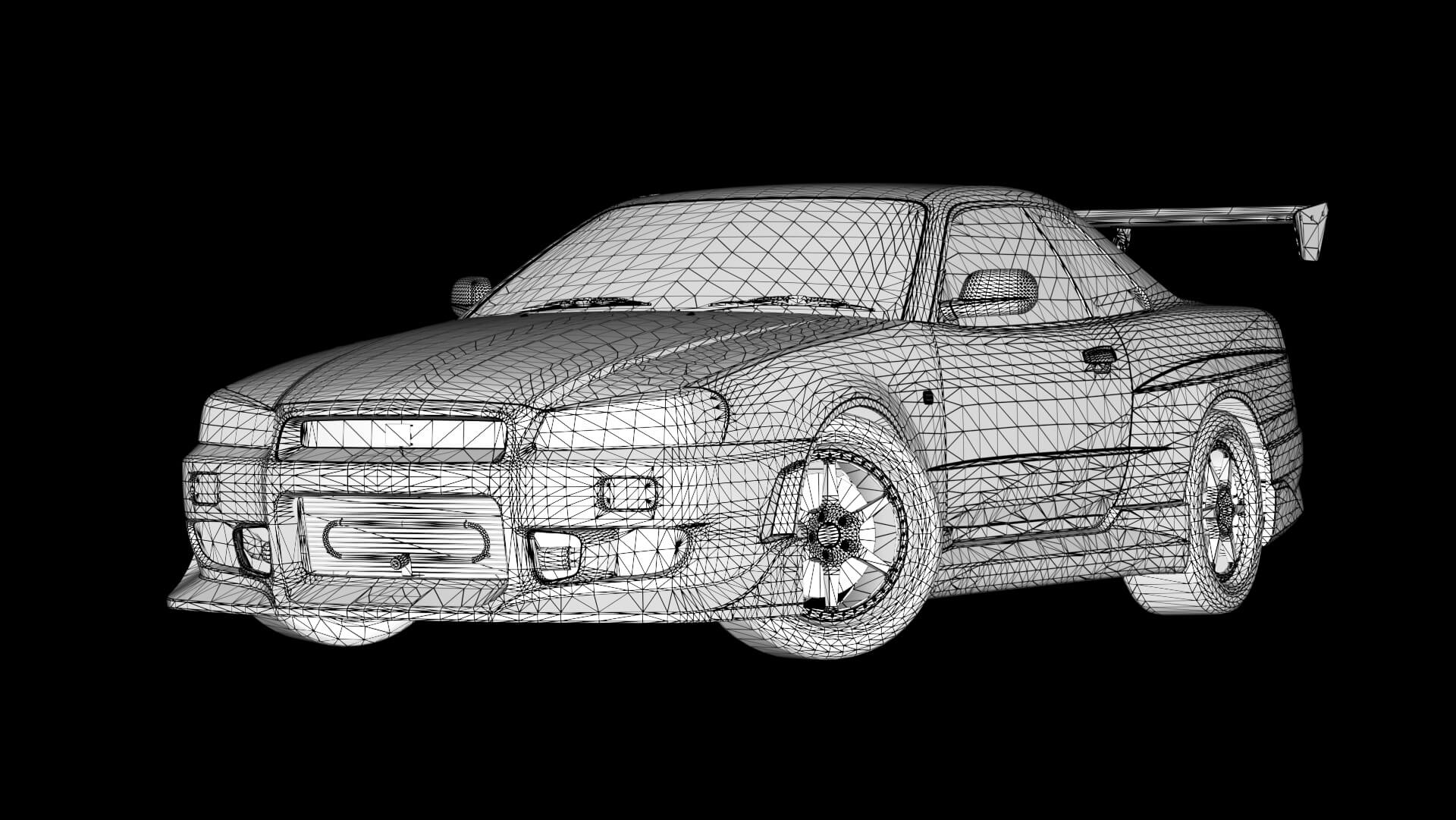 2 Fast 2 Furious R34 Nissan Skyline GT-R 3D Model by impulse99