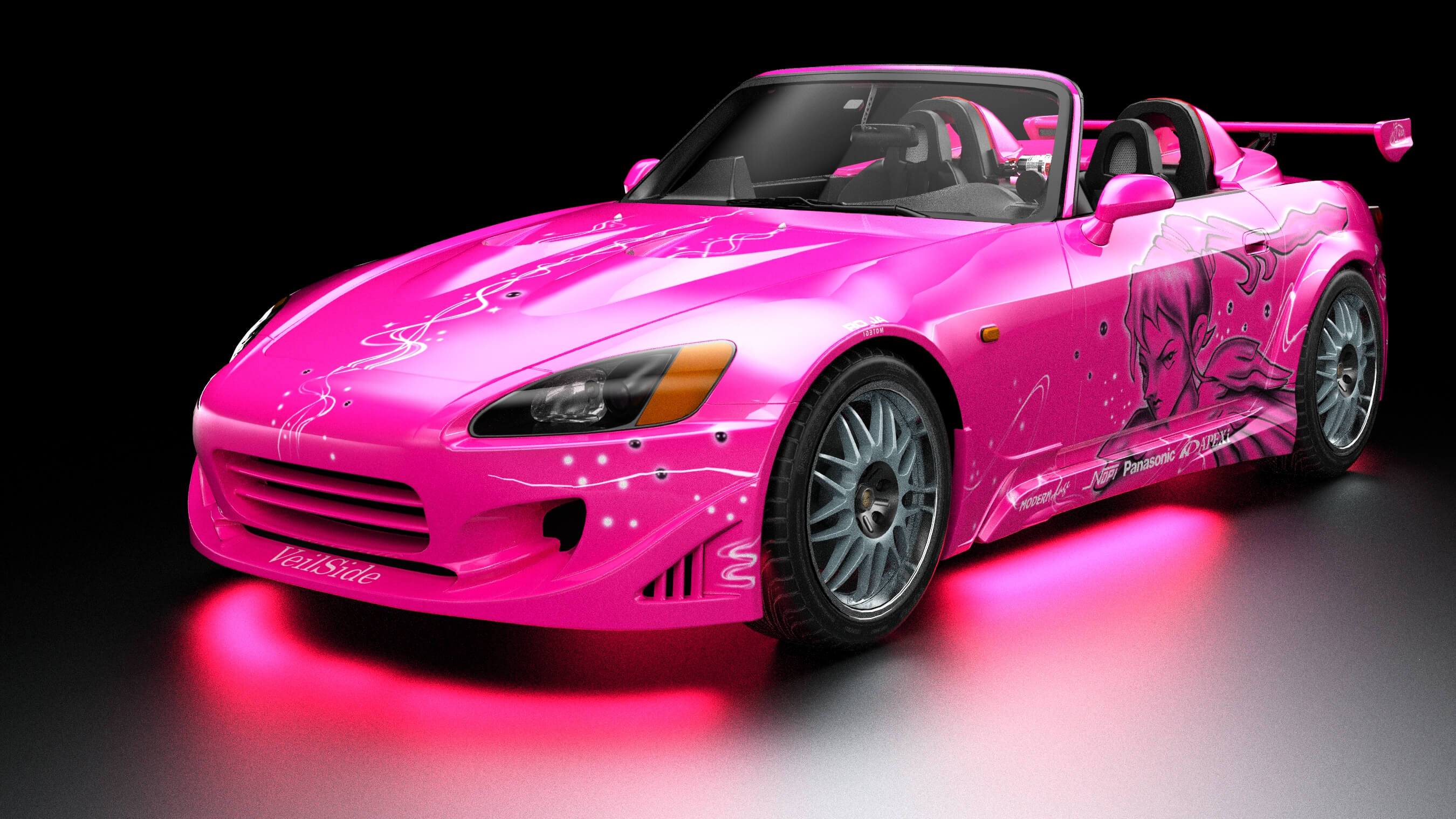 2 Fast 2 Furious Suki Veilside Honda S2000 - 3D Model by impulse99