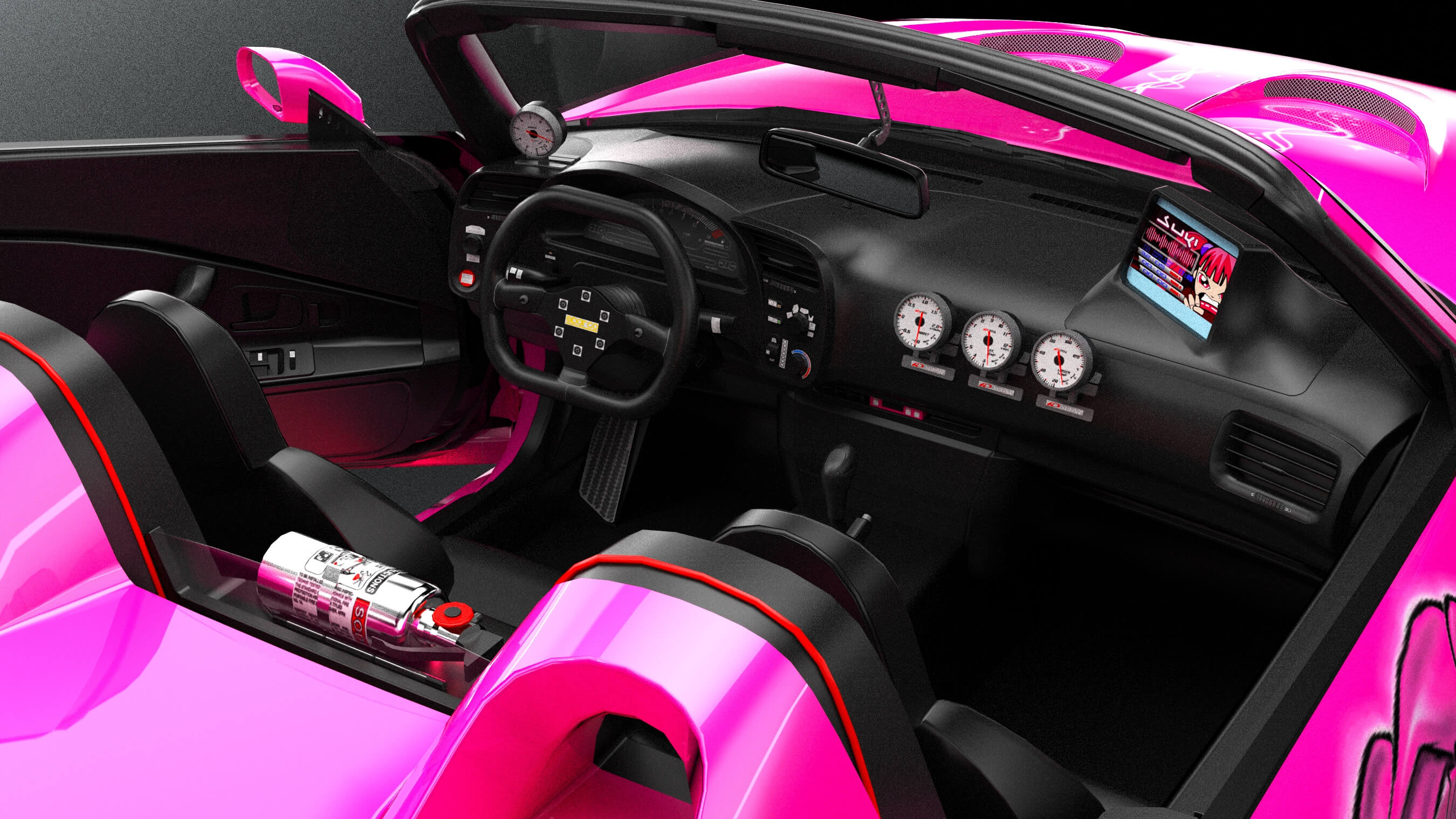 2 Fast 2 Furious Suki Veilside Honda S2000 - 3D Model by impulse99