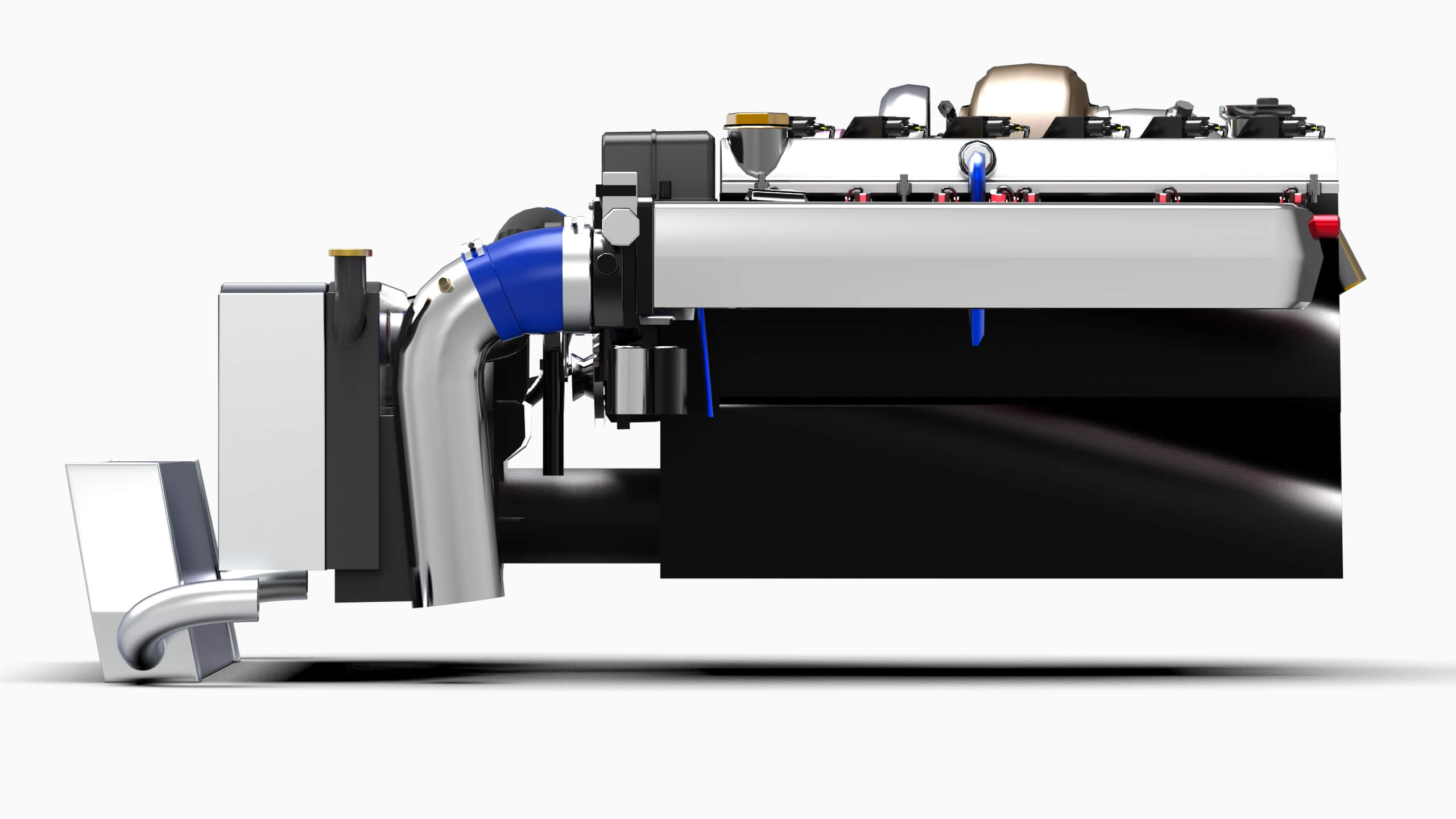 1JZ GTE Turbo Straight 6 Engine - 3D Model by impulse99
