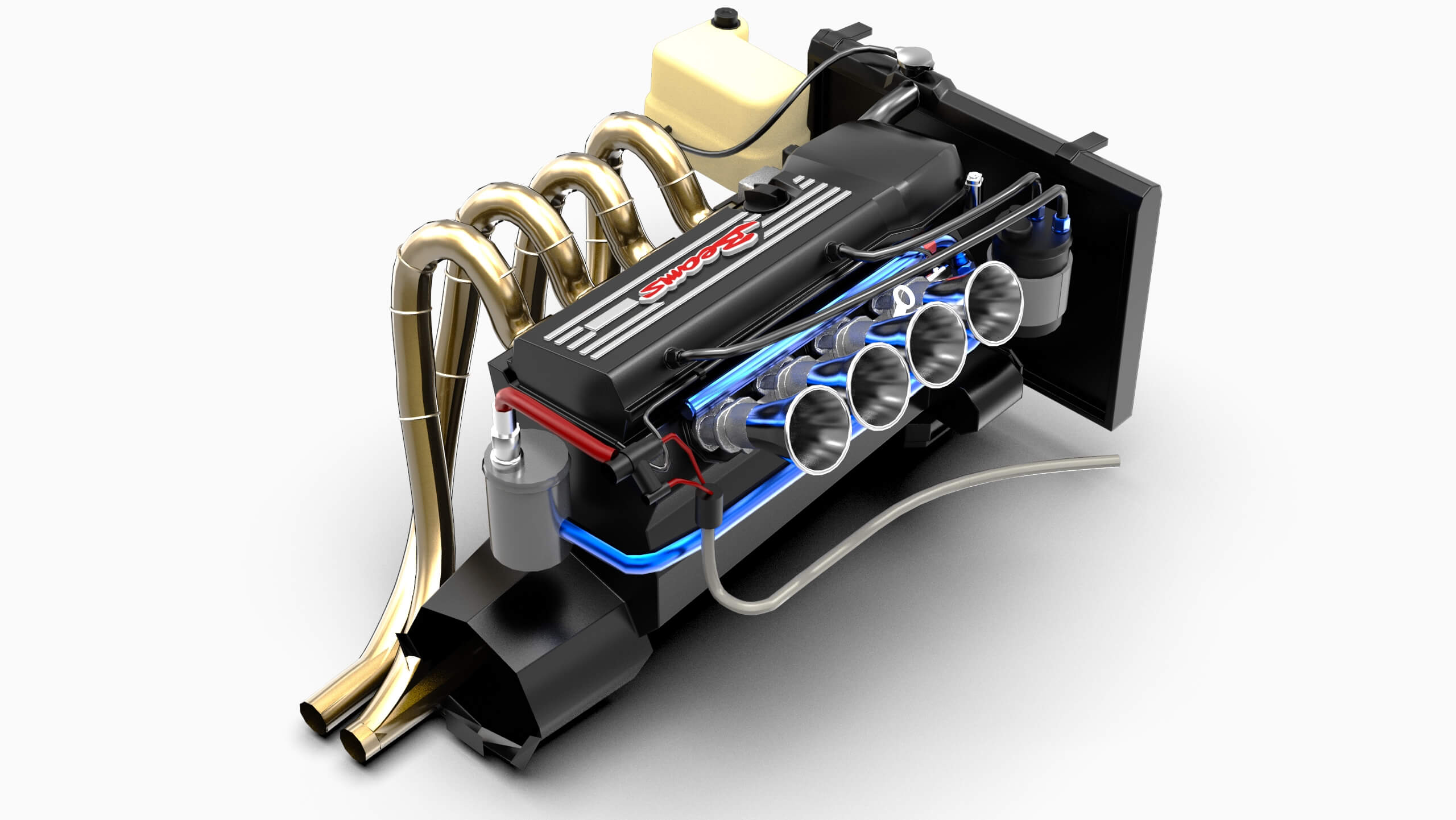 3SGE Beams Toyota Engine - 3D Model by impulse99