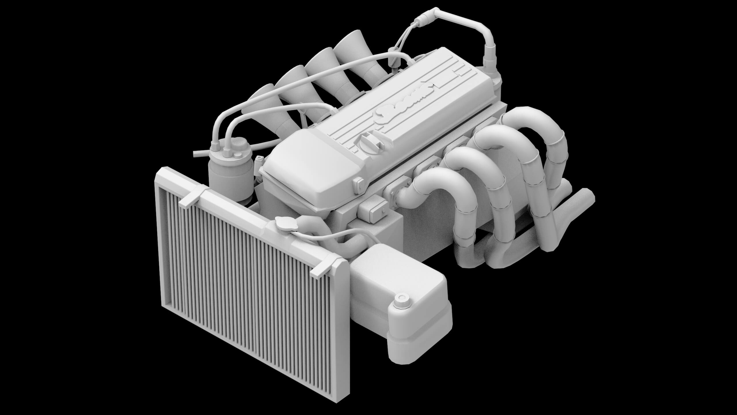 3SGE Beams Toyota Engine - 3D Model by impulse99