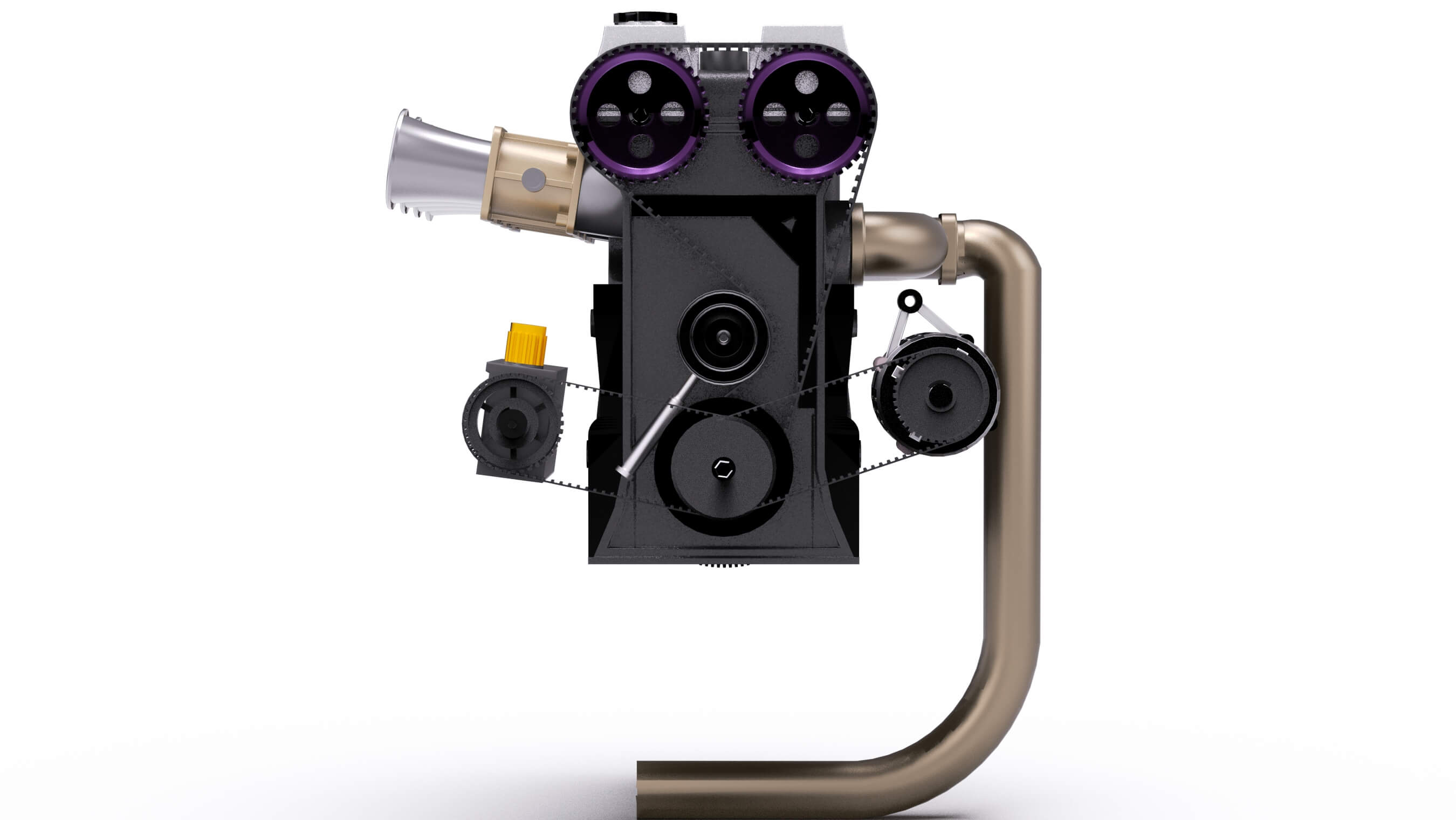 4AGE Inline 4 Toyota Engine - 3D Model by impulse99