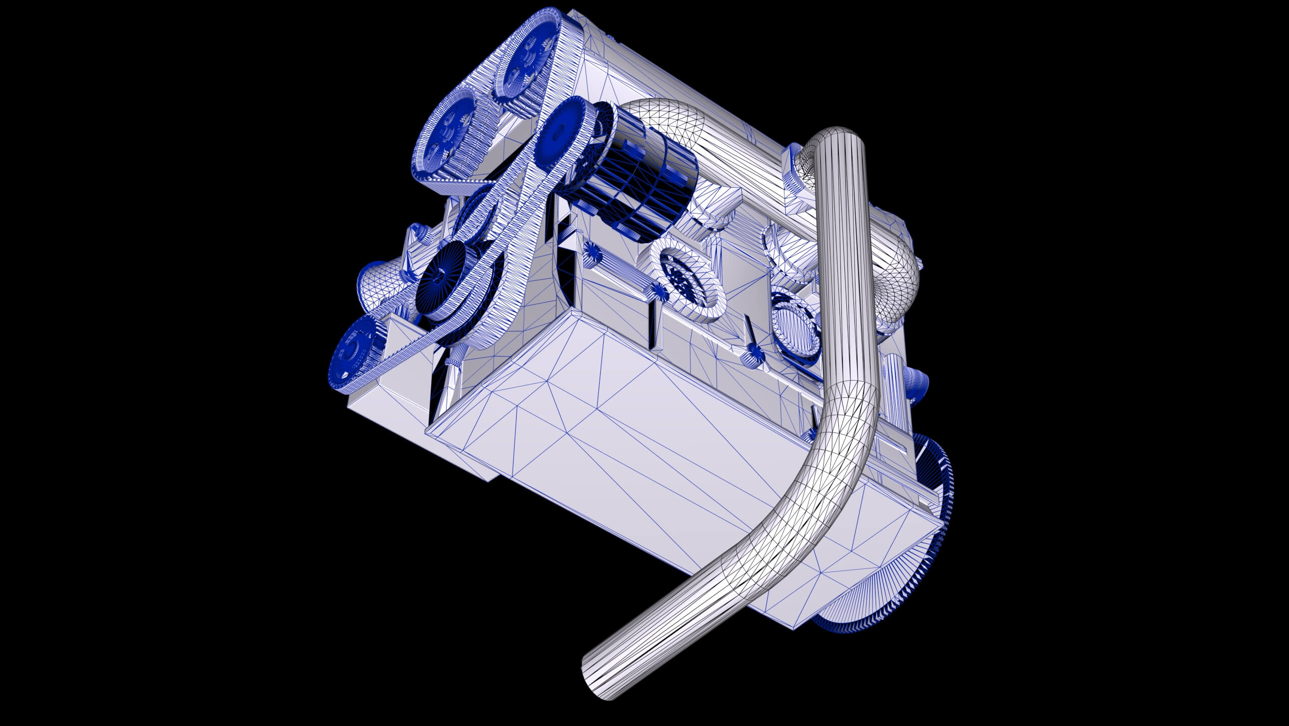4AGE Inline 4 Toyota Engine - 3D Model by impulse99
