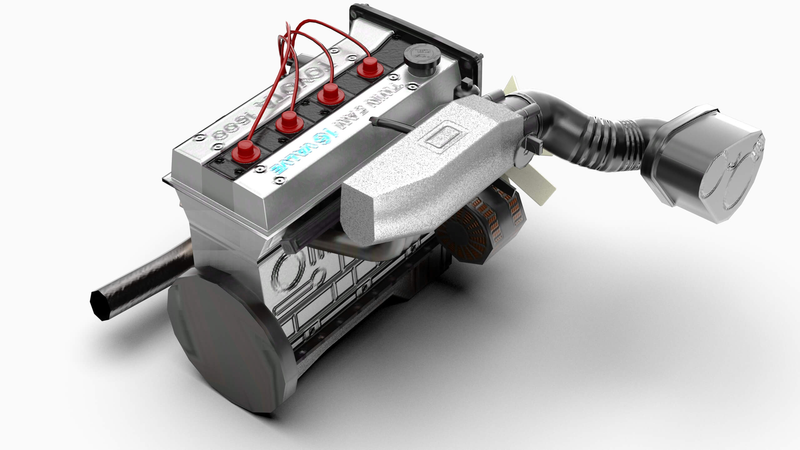 4AGE Toyota Engine - 3D Model by impulse99