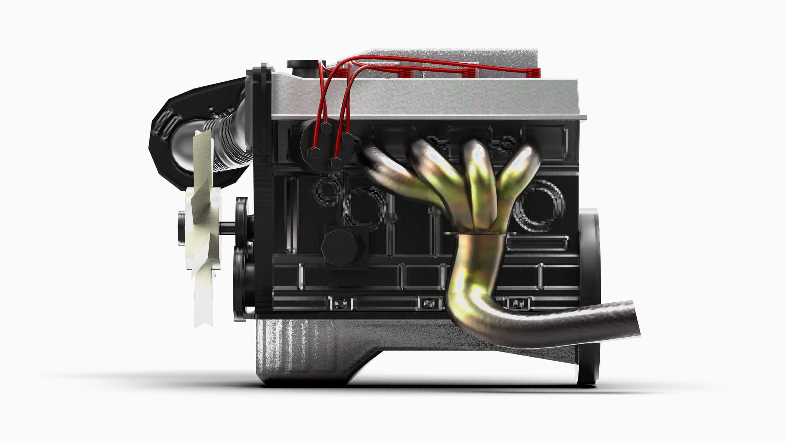 4AGE Toyota Engine - 3D Model by impulse99