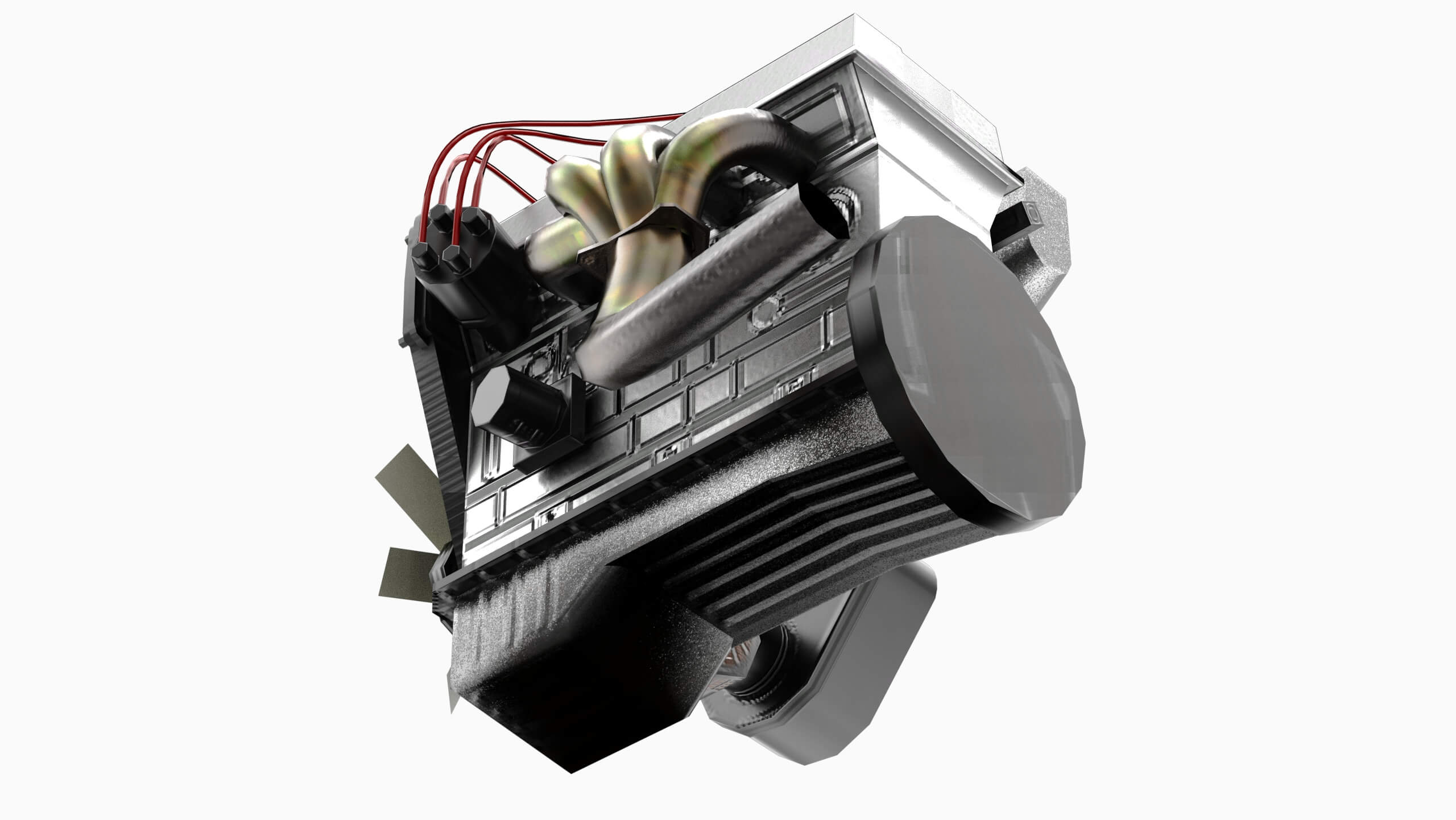 4AGE Toyota Engine - 3D Model by impulse99