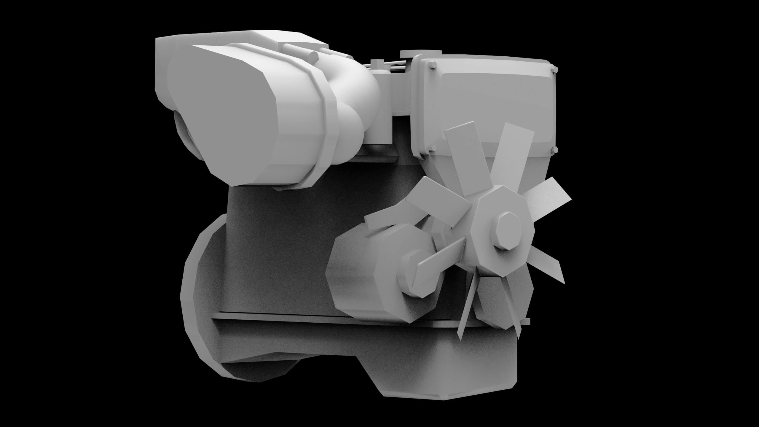 4AGE Toyota Engine - 3D Model by impulse99