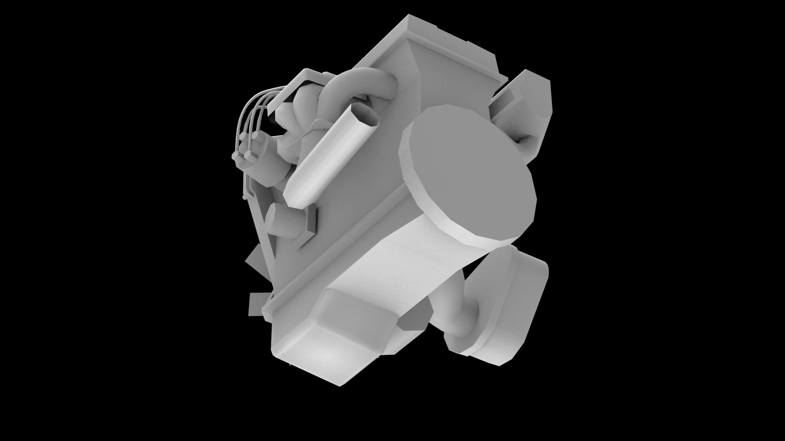 4AGE Toyota Engine - 3D Model by impulse99