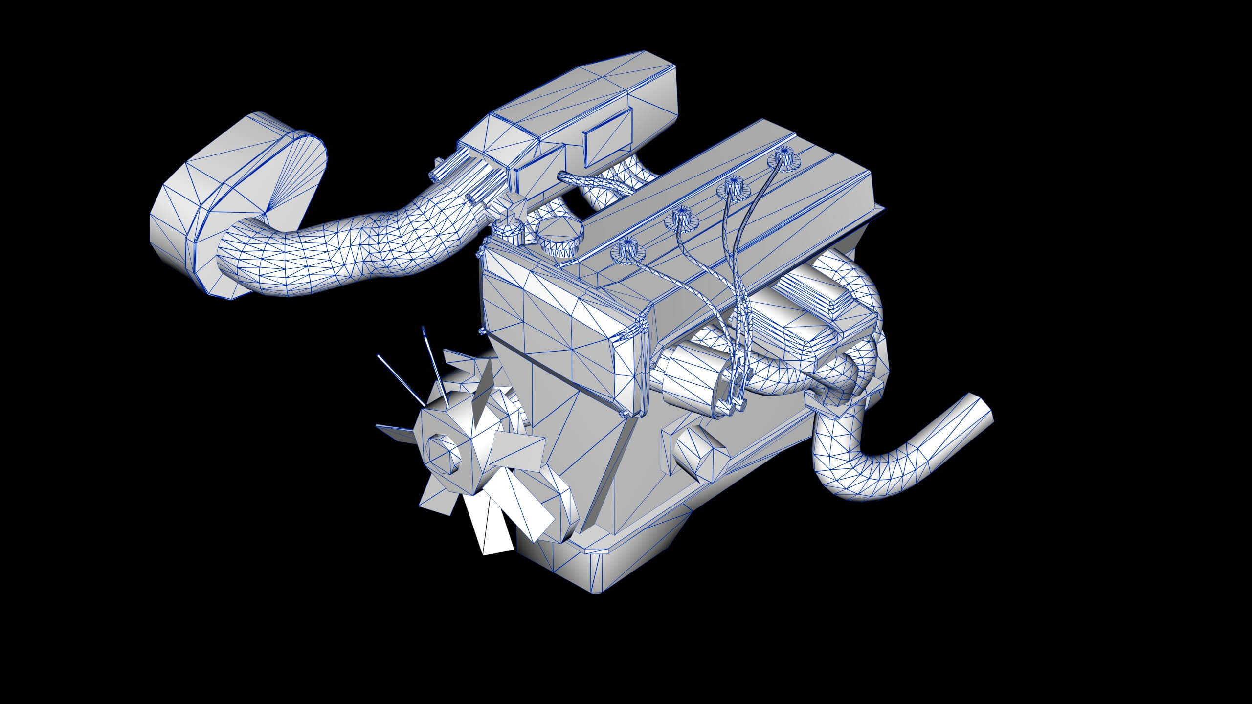 4AGE Toyota Engine - 3D Model by impulse99