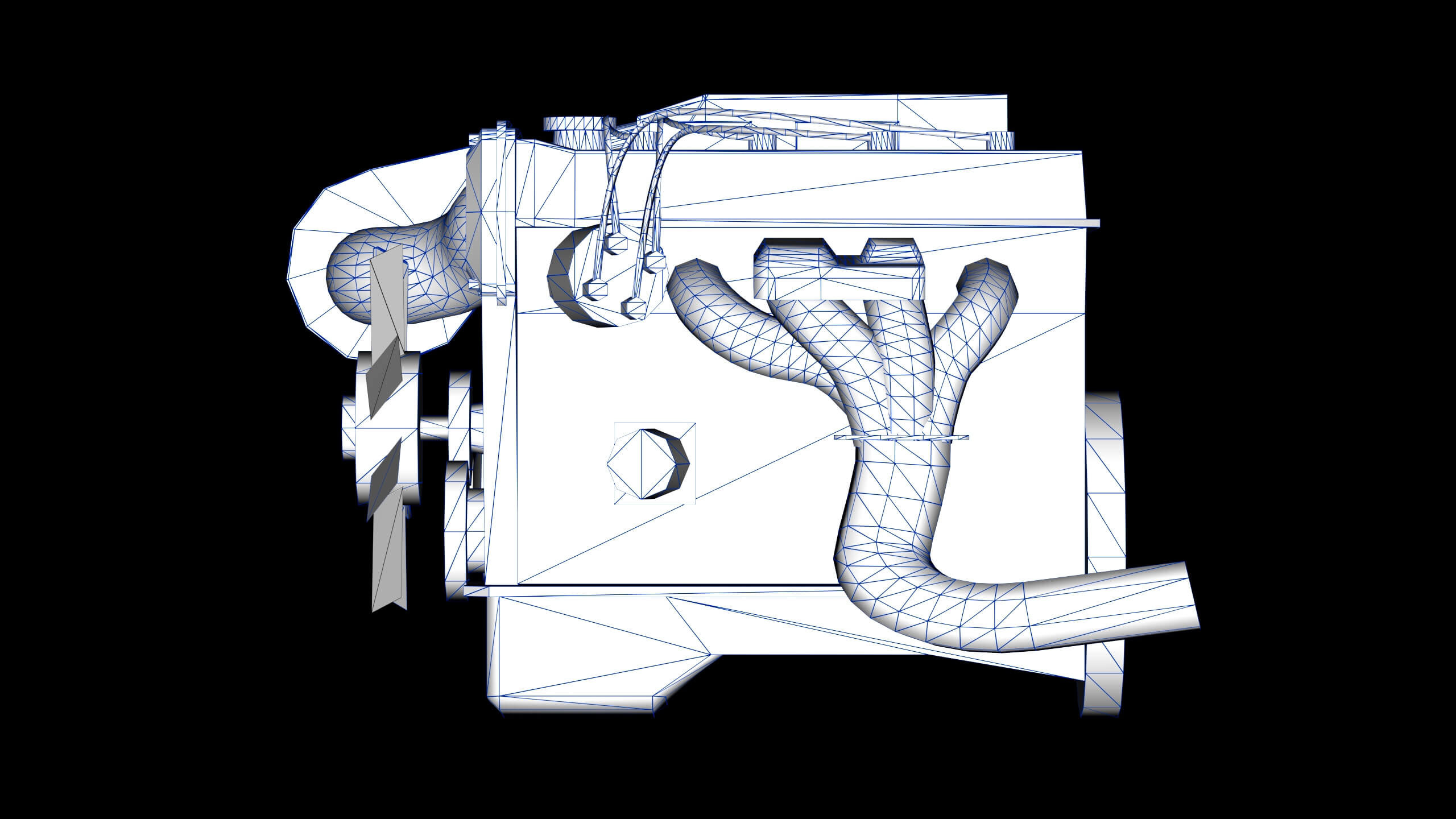 4AGE Toyota Engine - 3D Model by impulse99