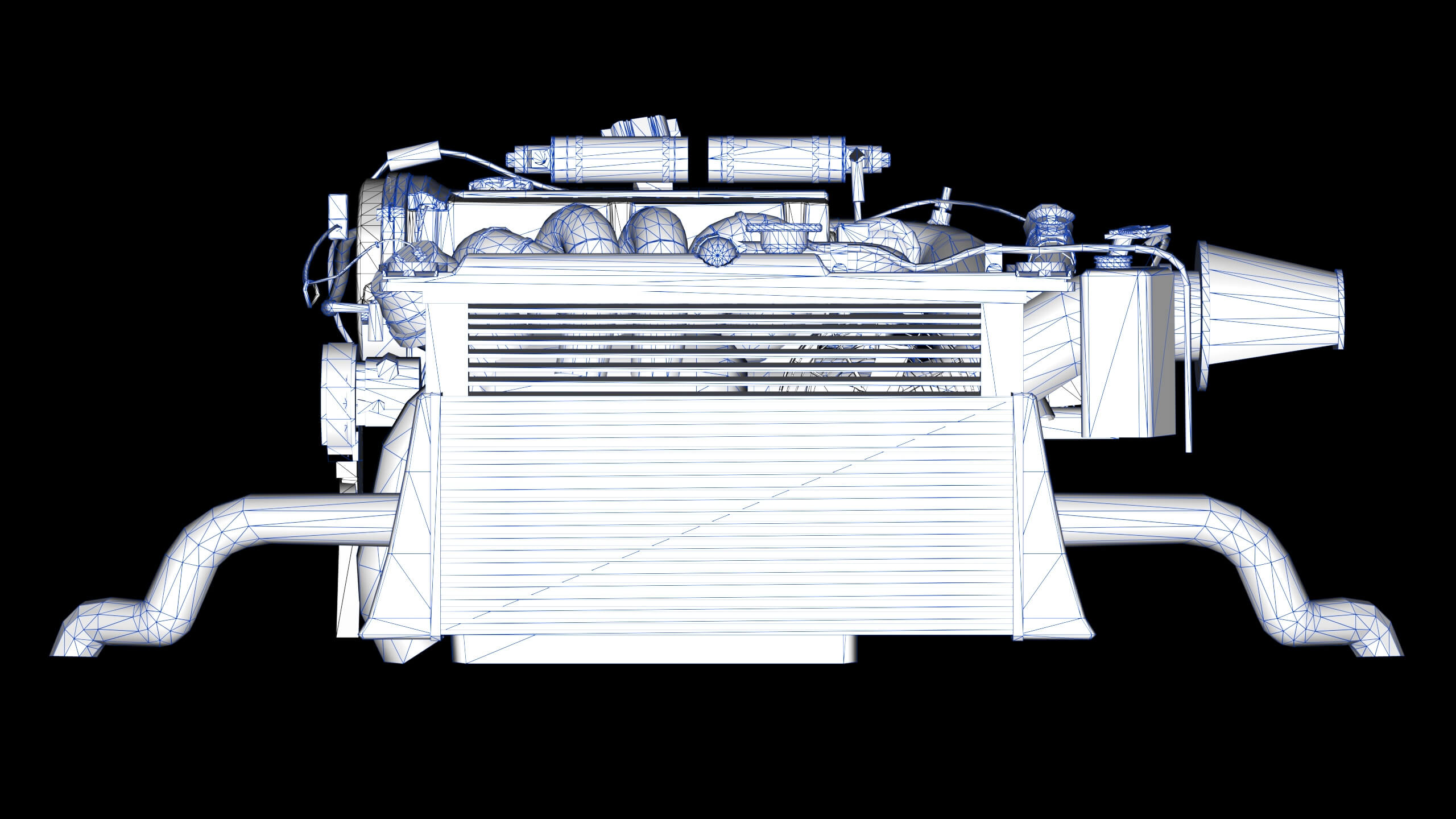 4G63T Evolution Inline 4 Engine - 3D Model by impulse99