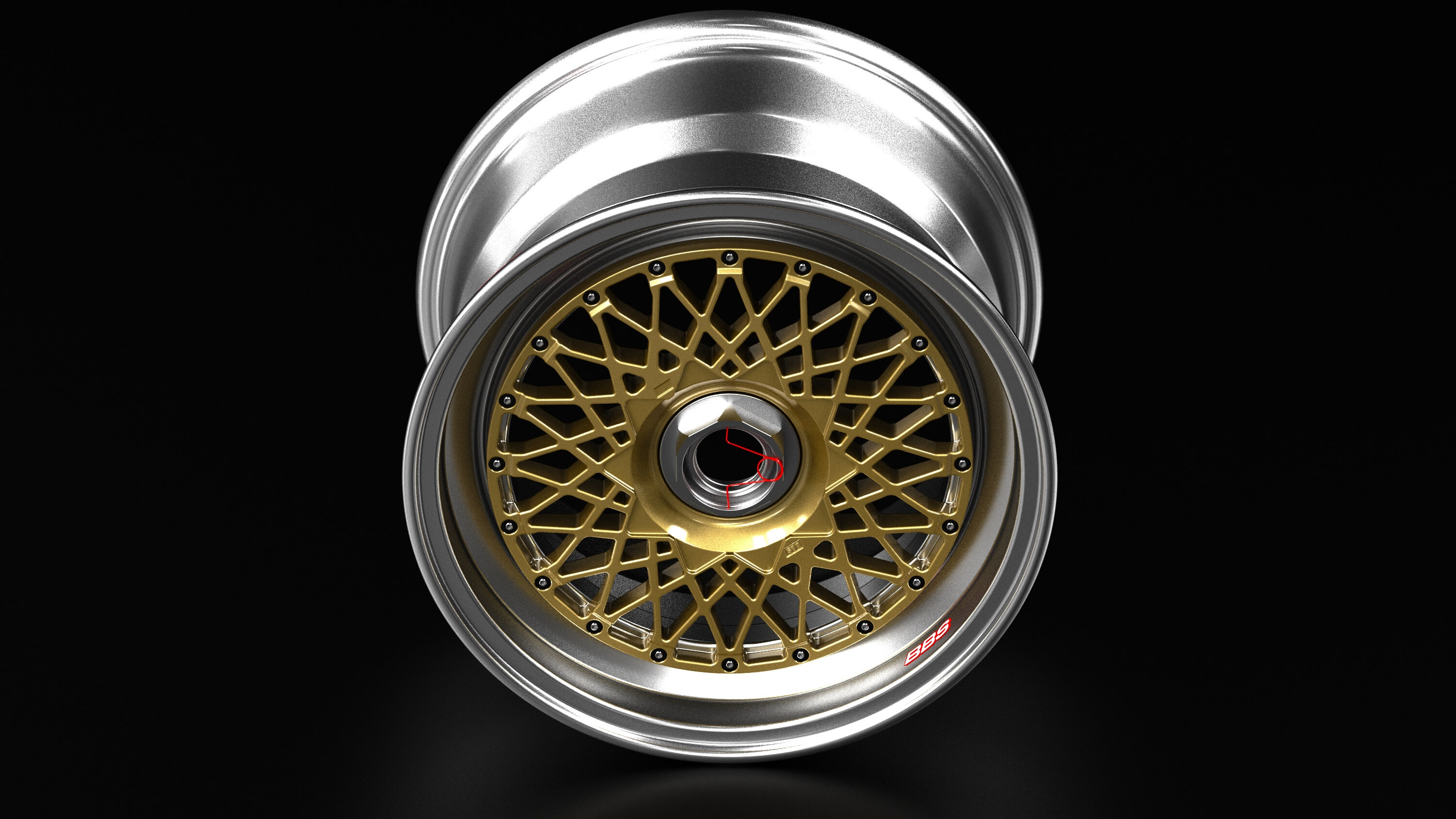 BBS E55 Classic Racing - 3D Model by impulse99