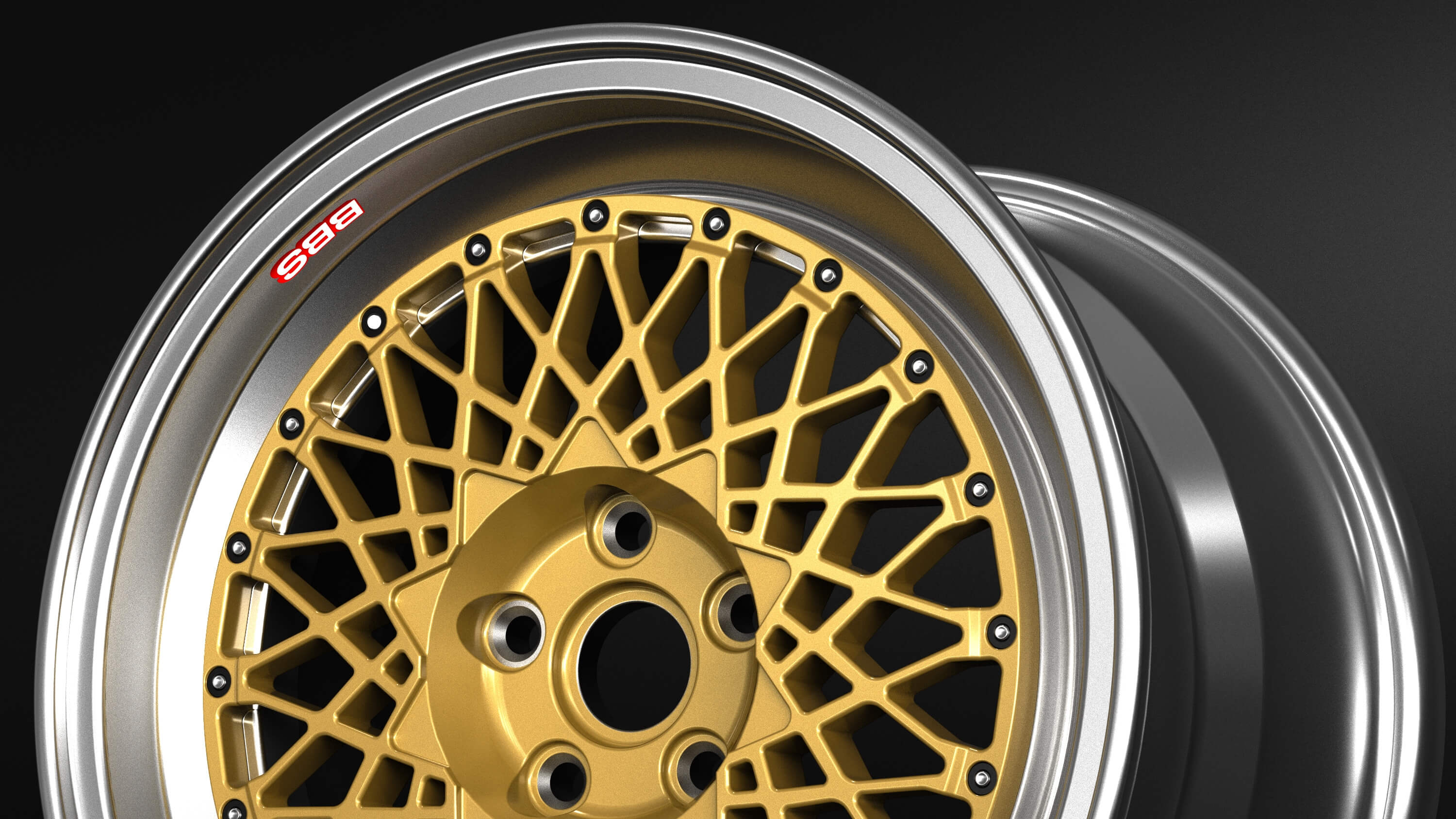 BBS E55 Classic Racing - 3D Model by impulse99