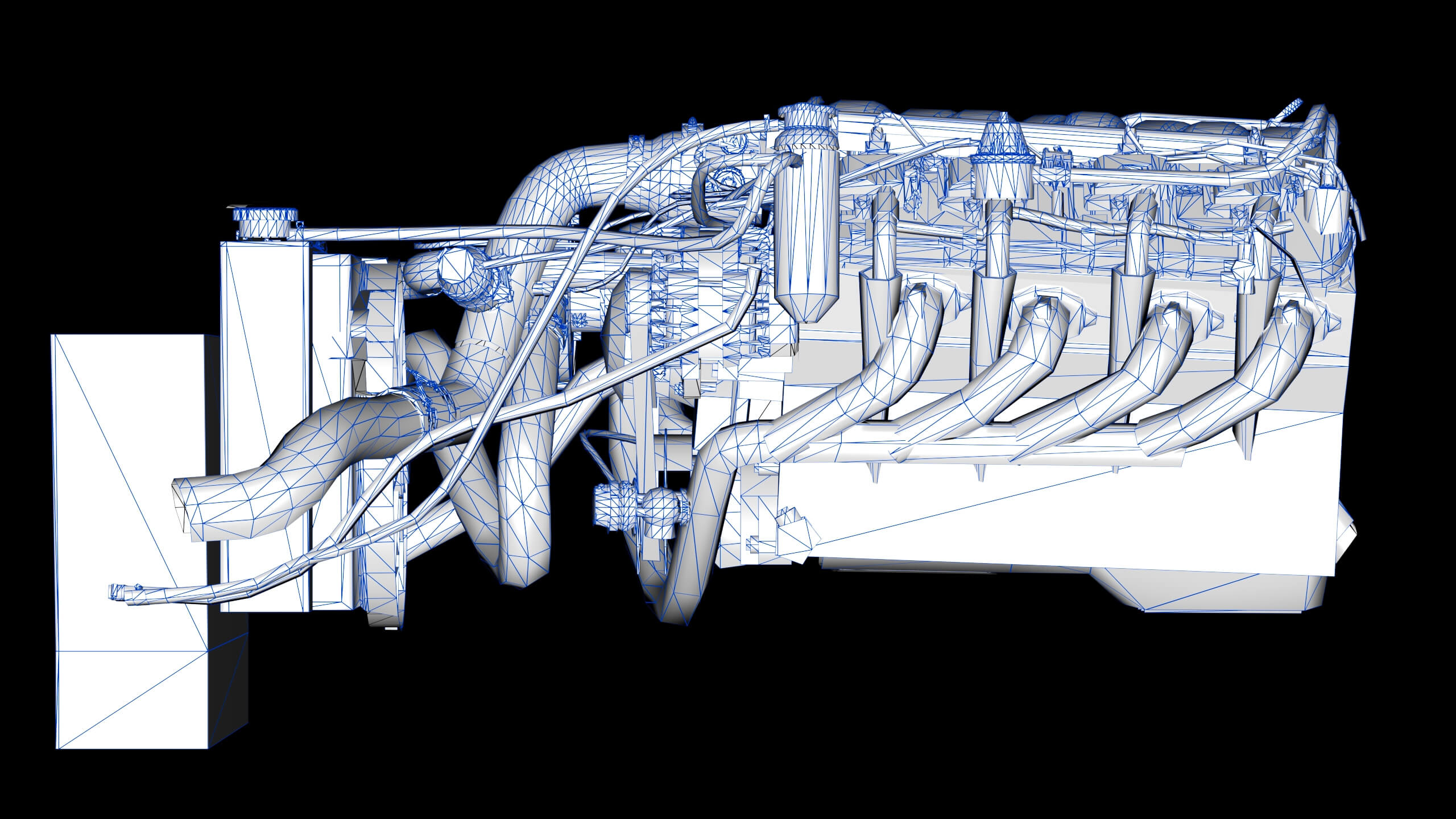 Chevy LS V8 Turbocharged - 3D Model by impulse99