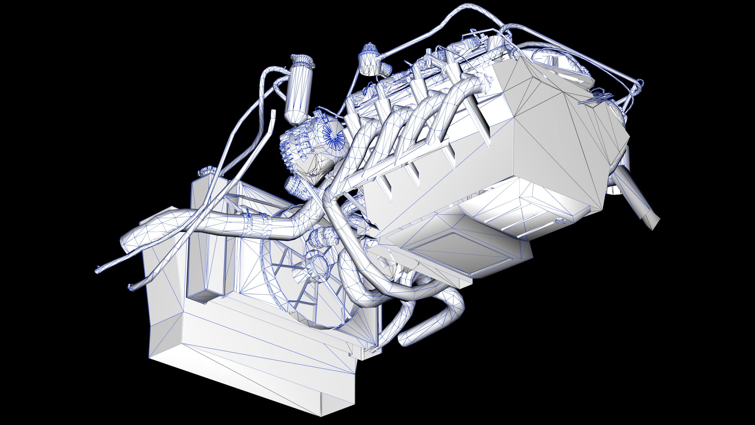 Chevy LS V8 Turbocharged - 3D Model by impulse99