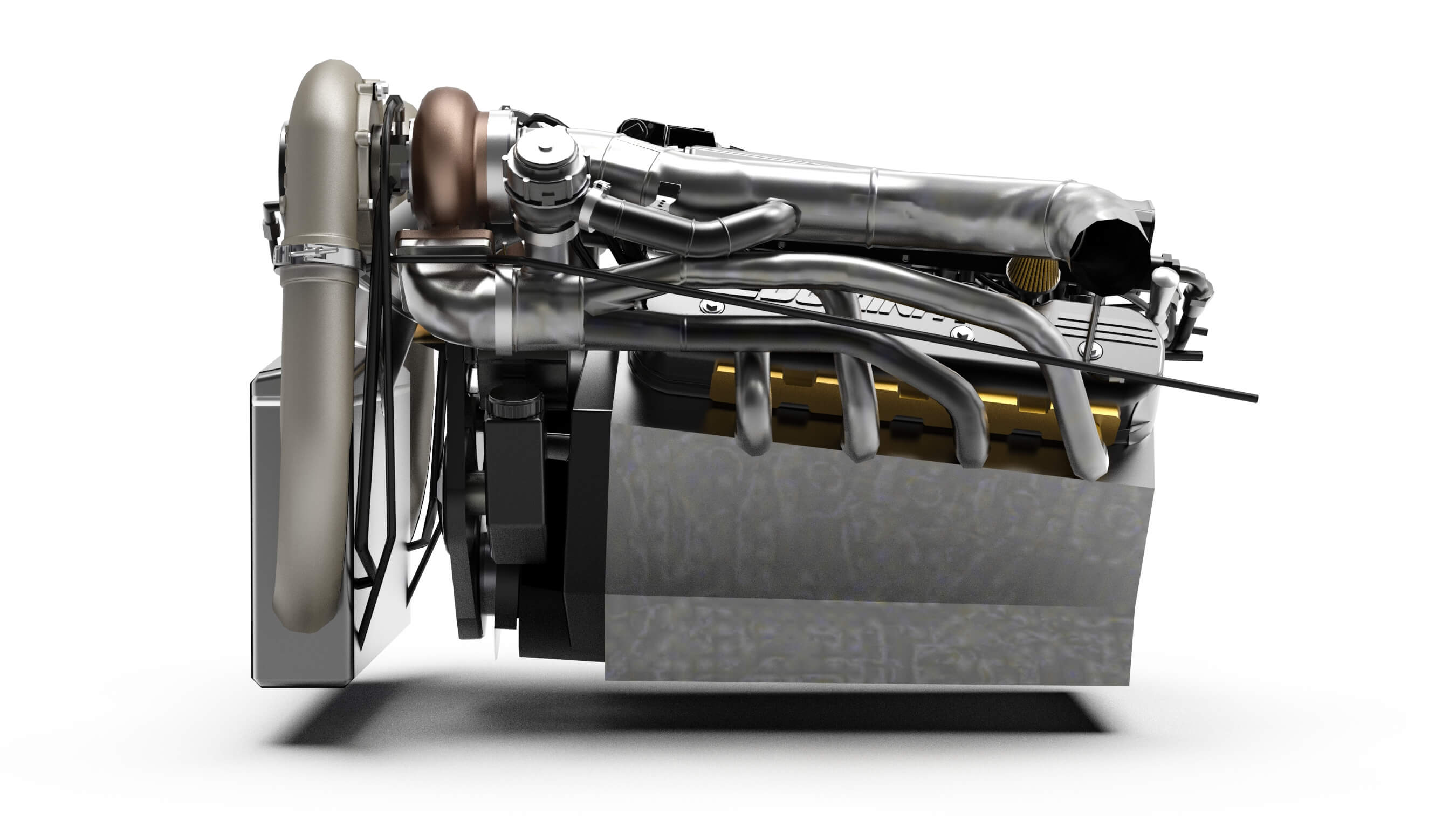 Chevy LS1 V8 Twin Turbo - 3D Model by impulse99