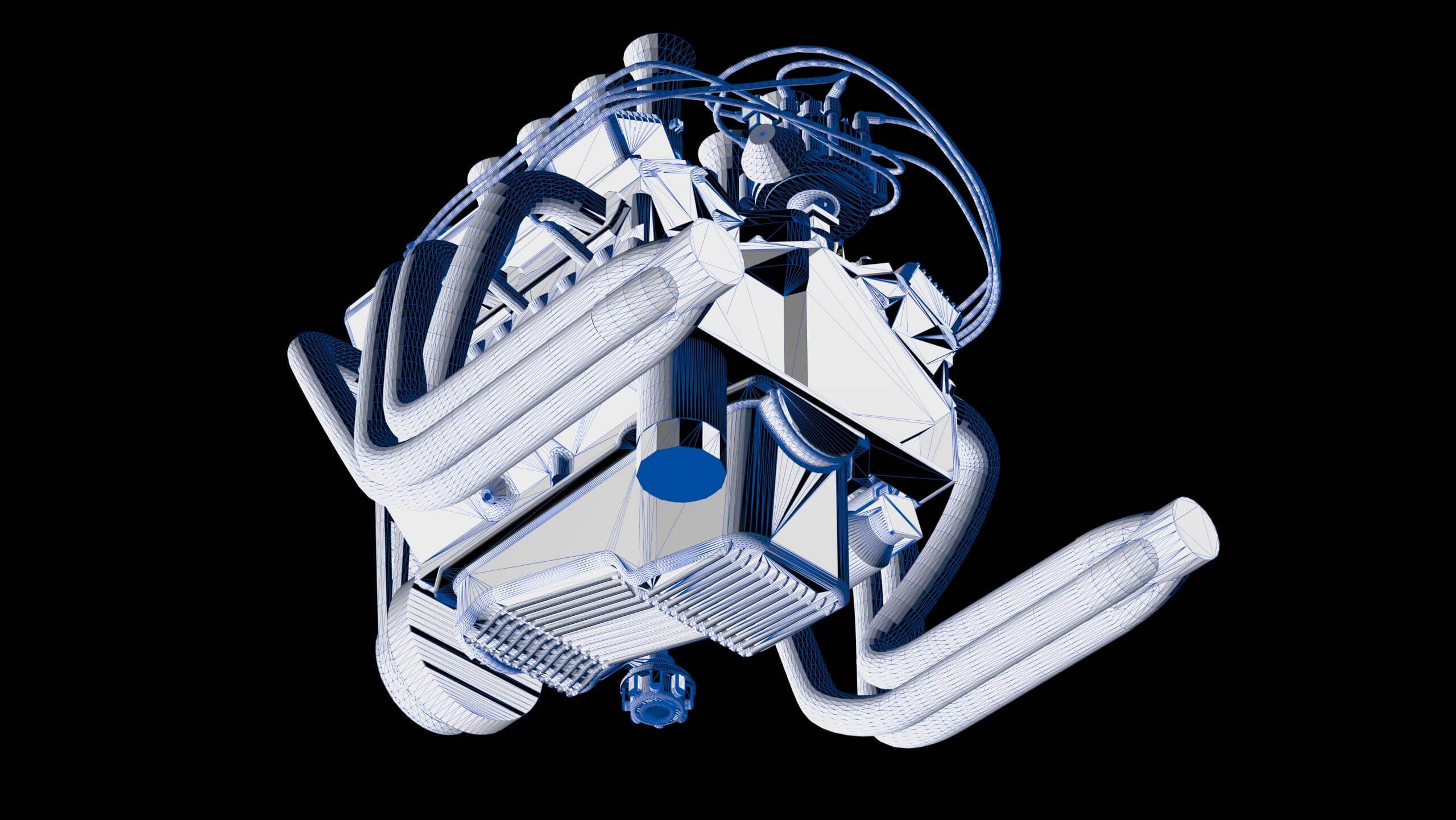 Chevy Small Block V8 Engine - 3D Model by impulse99