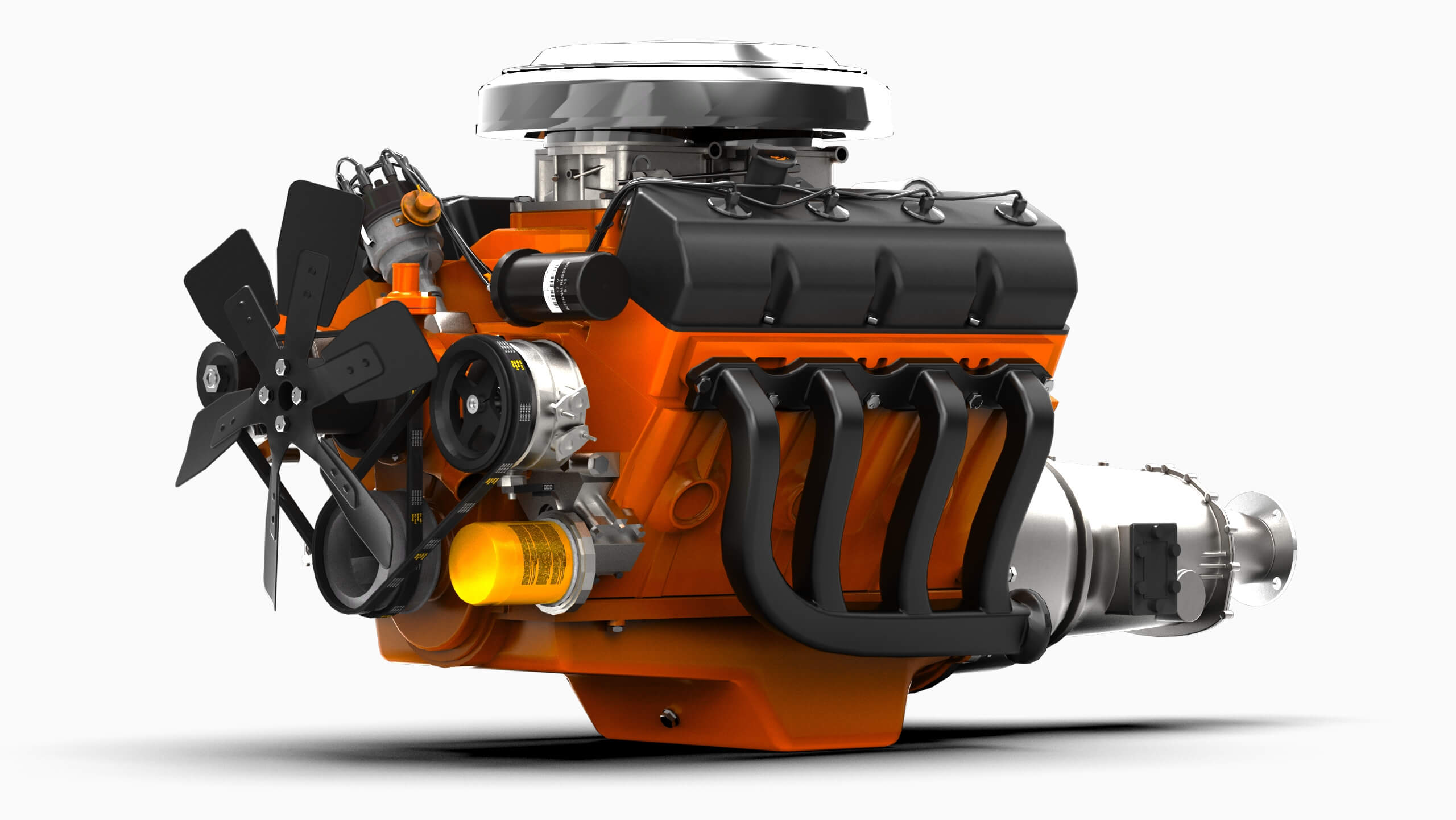 Dodge 426 Hemi V8 Engine - 3D Model by impulse99