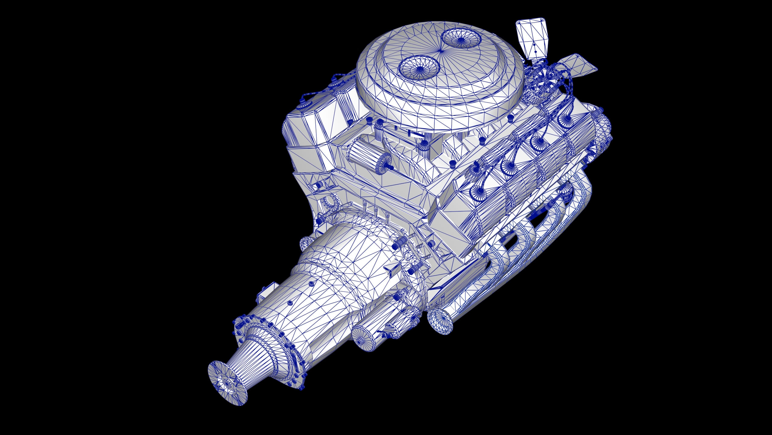 Dodge 426 Hemi V8 Engine - 3D Model by impulse99