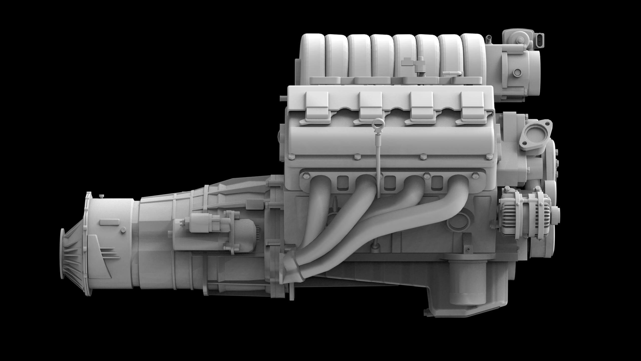 Dodge SRT Hemi V8 - 3D Model by impulse99