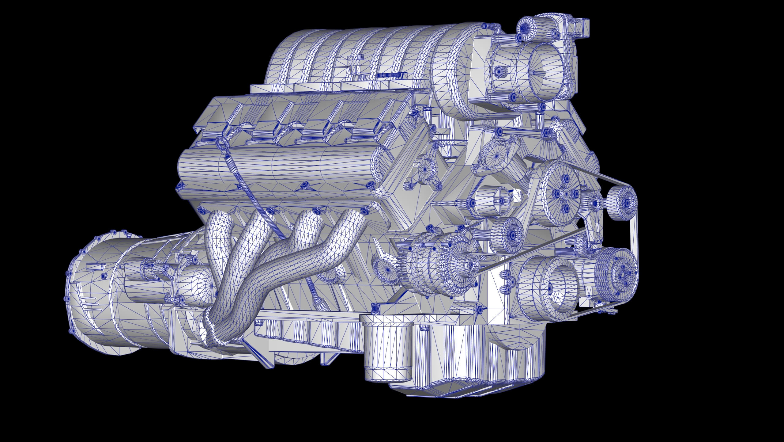 Dodge SRT Hemi V8 - 3D Model by impulse99