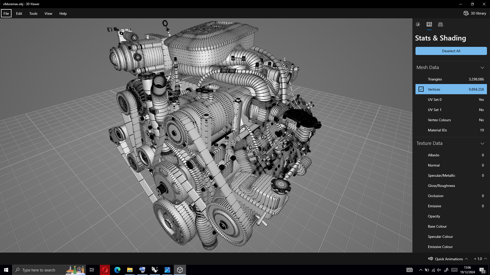 Duramax Diesel Turbo V8 Engine - 3D Model by impulse99