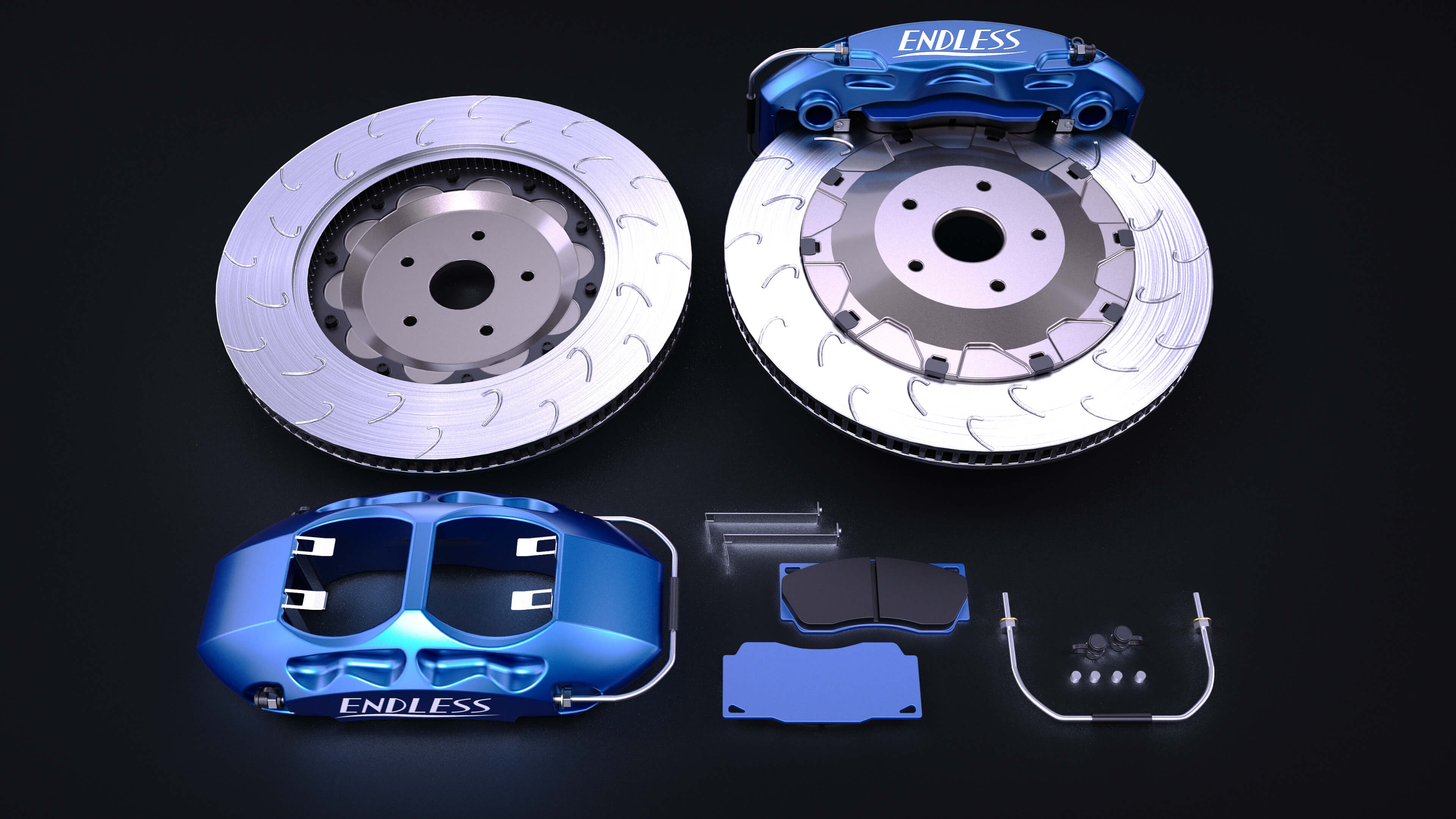 Endless Mono 4R Brake Kit - 3D Model by impulse99