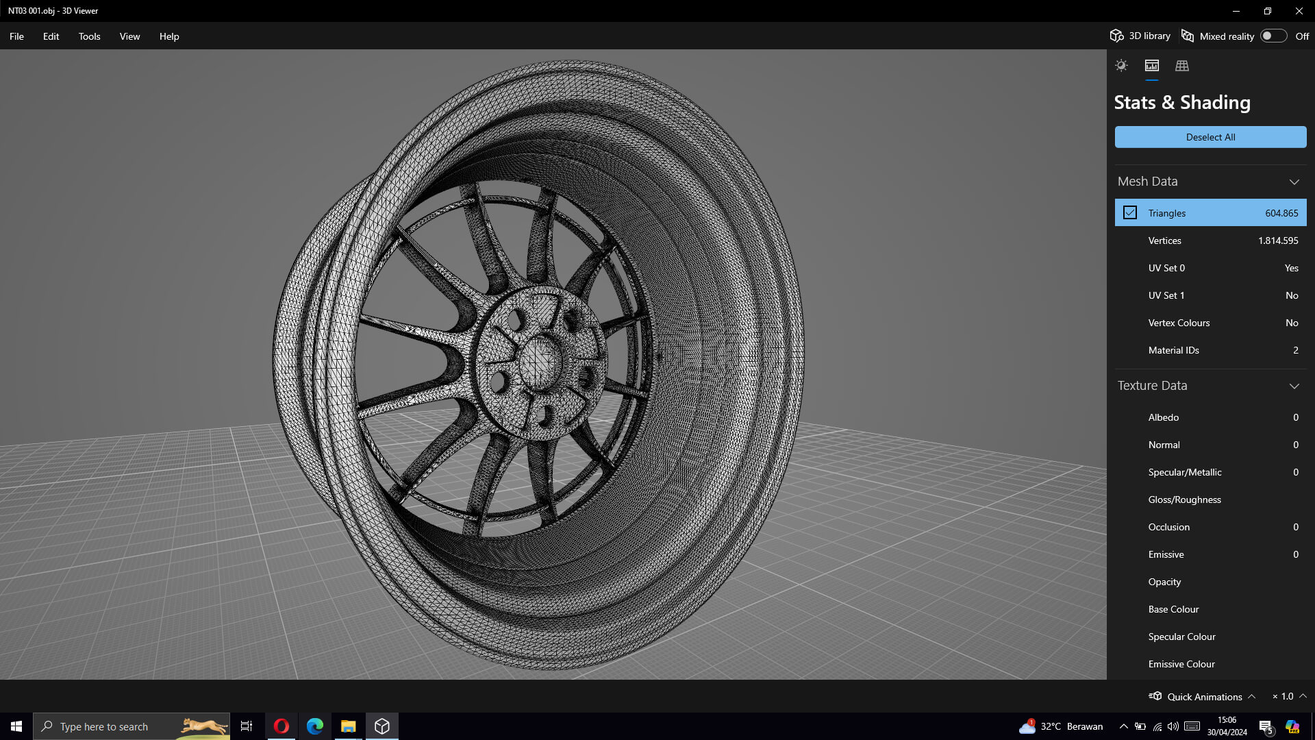 Enkei NT03 R Spider - 3D Model by impulse99