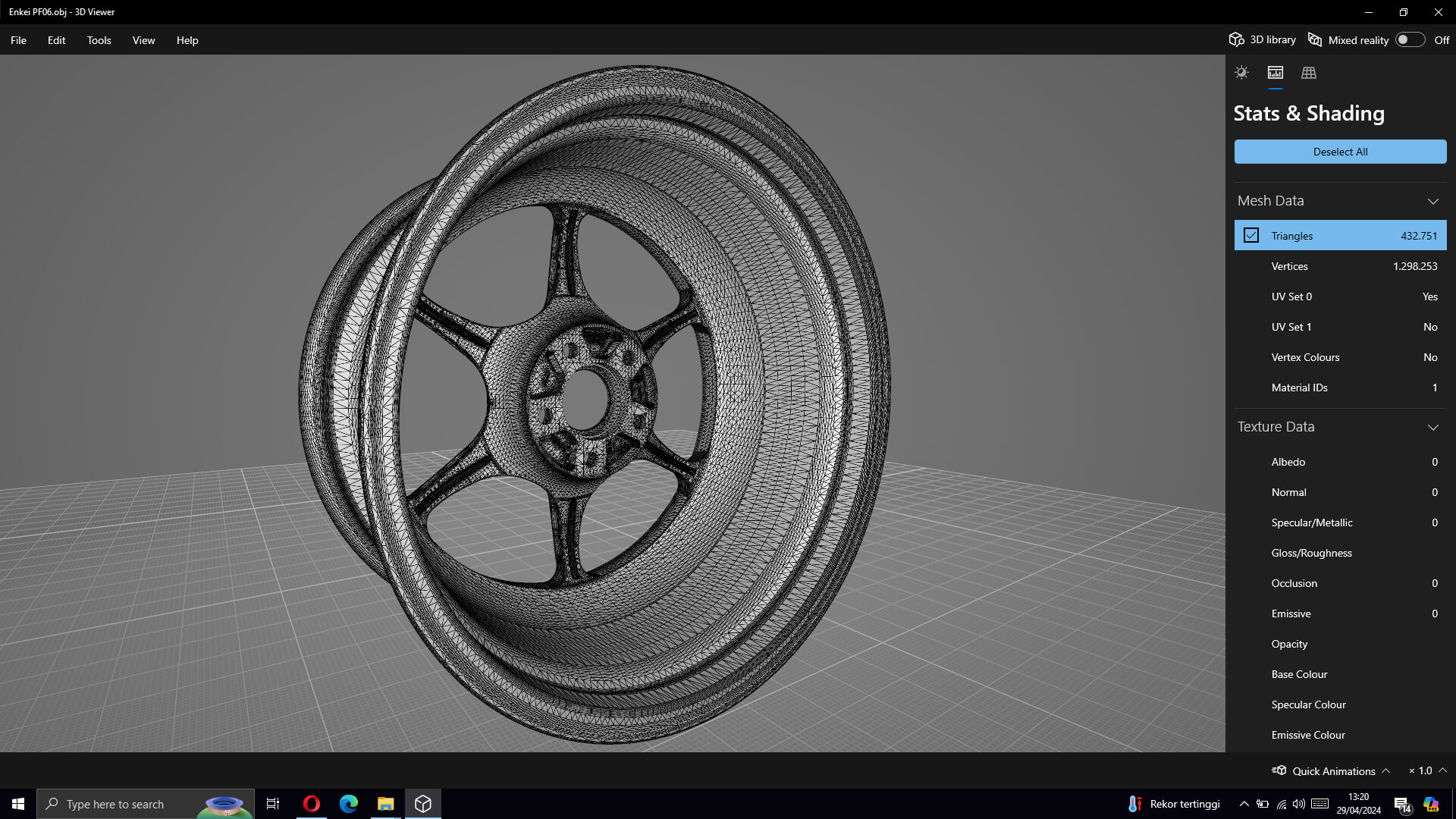 Enkei PF06 Racing - 3D Model by impulse99