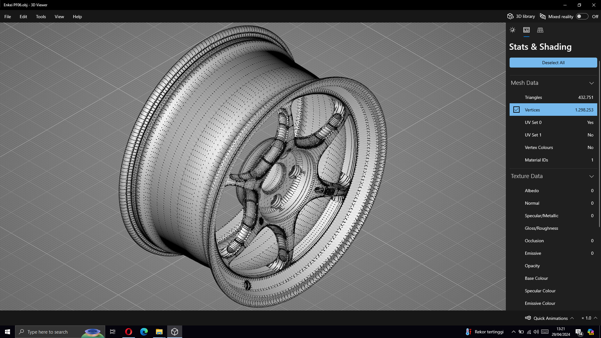 Enkei PF06 Racing - 3D Model by impulse99