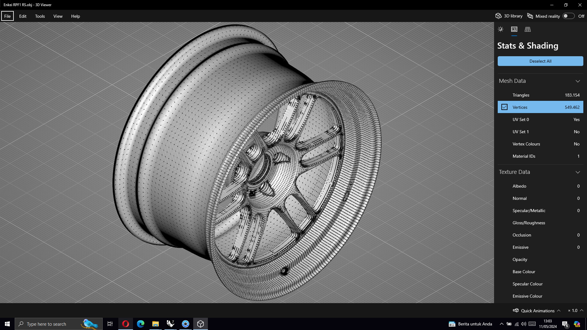 Enkei RPF1 RS - 3D Model by impulse99