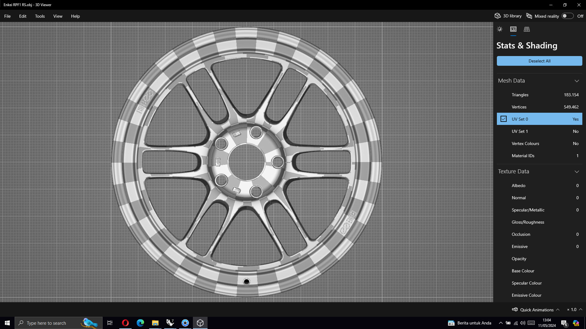 Enkei RPF1 RS - 3D Model by impulse99