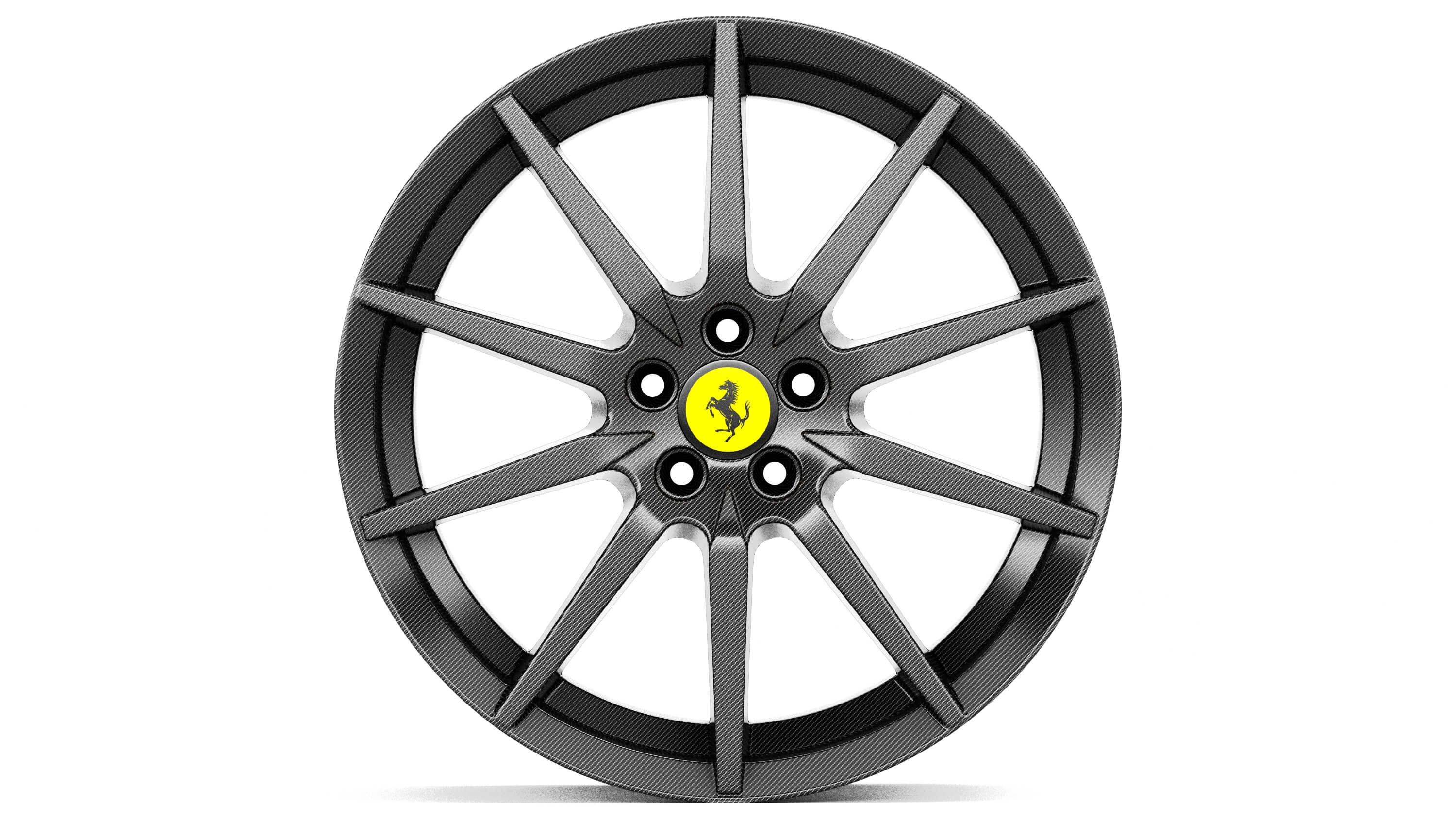 Ferrari Carbon Revolution Wheel - 3D Model by impulse99