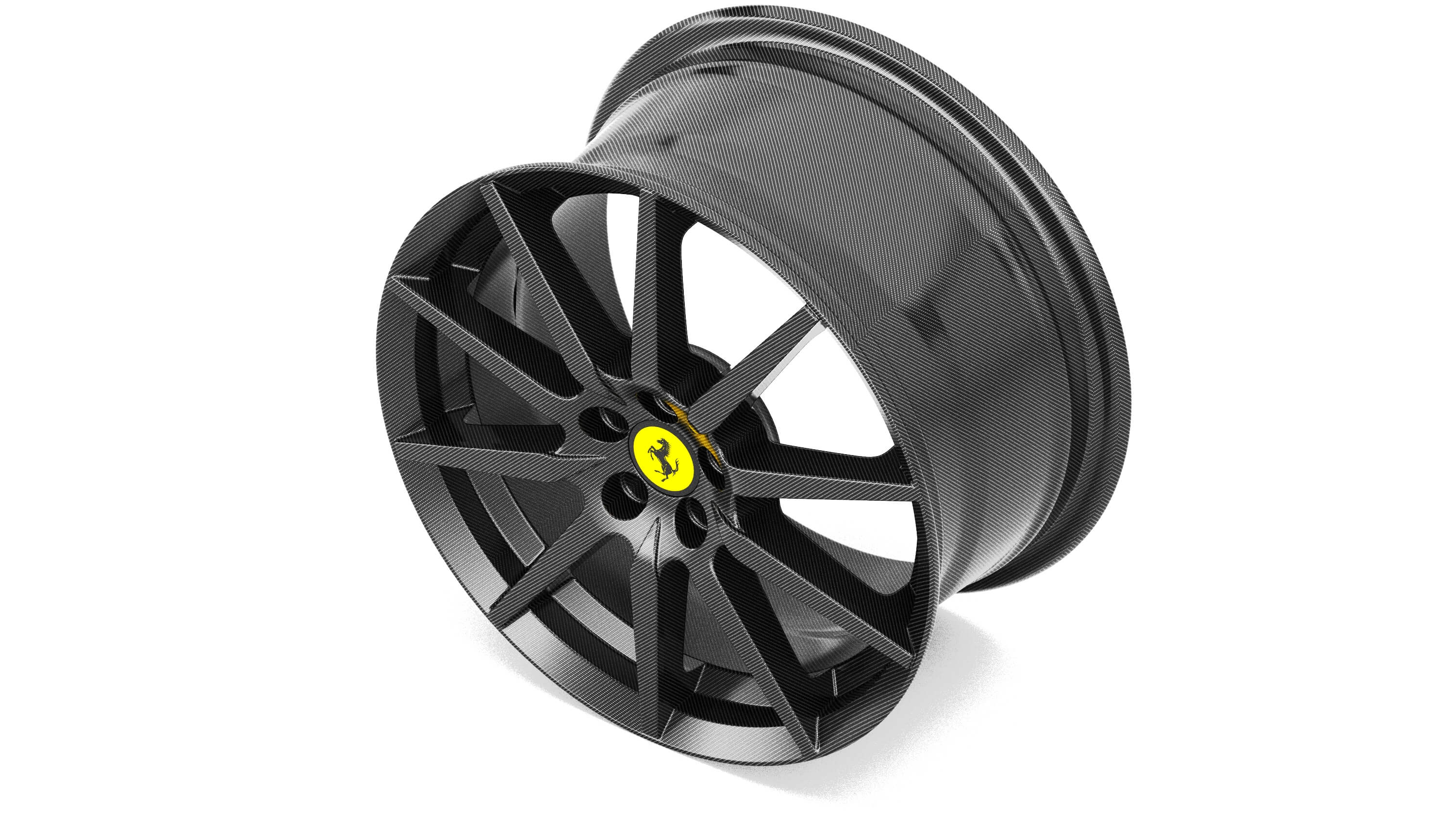 Ferrari Carbon Revolution Wheel - 3D Model by impulse99