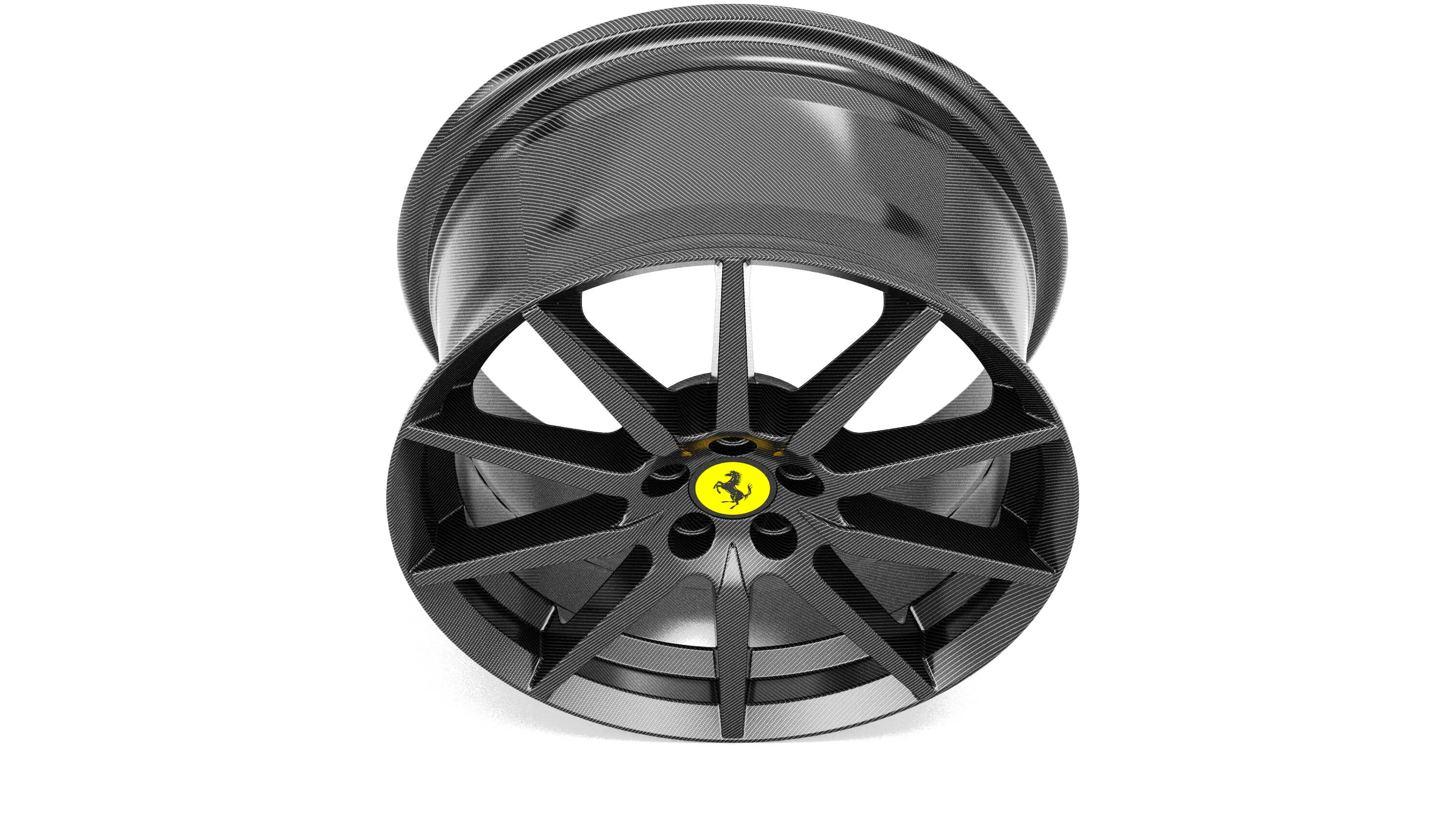 Ferrari Carbon Revolution Wheel - 3D Model by impulse99