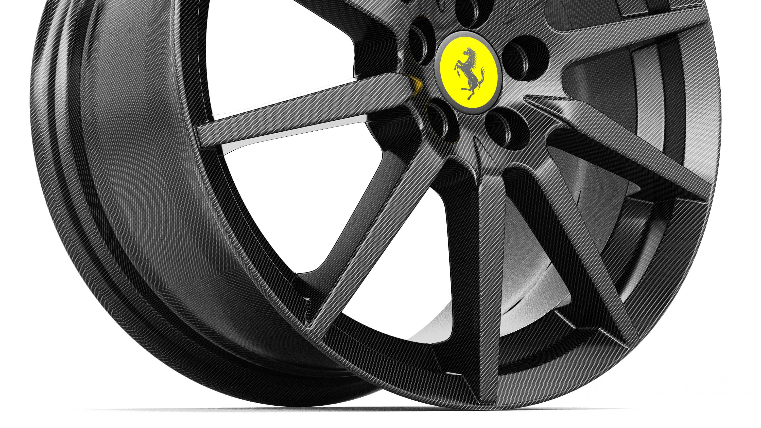 Ferrari Carbon Revolution Wheel - 3D Model by impulse99