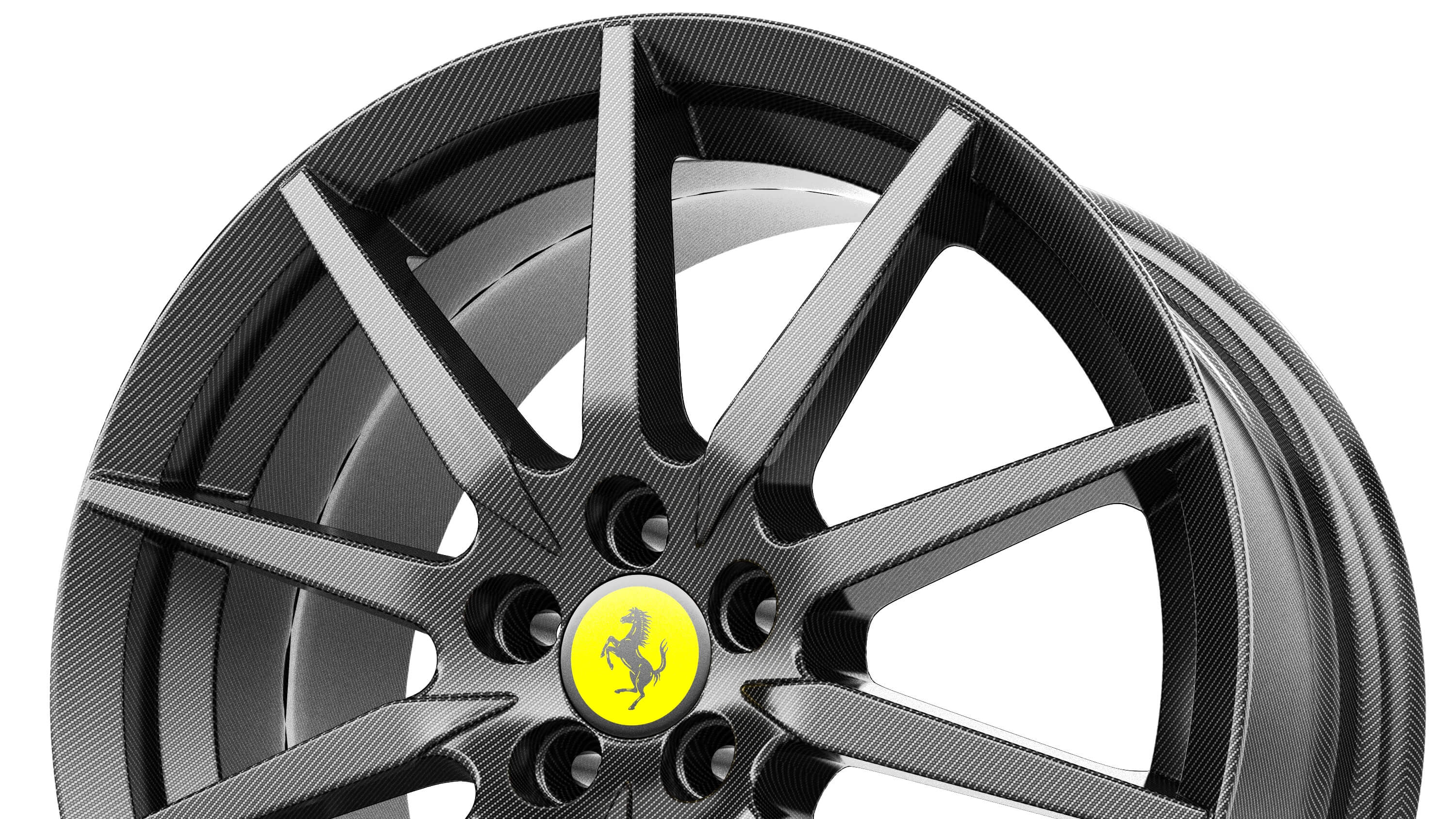 Ferrari Carbon Revolution Wheel - 3D Model by impulse99