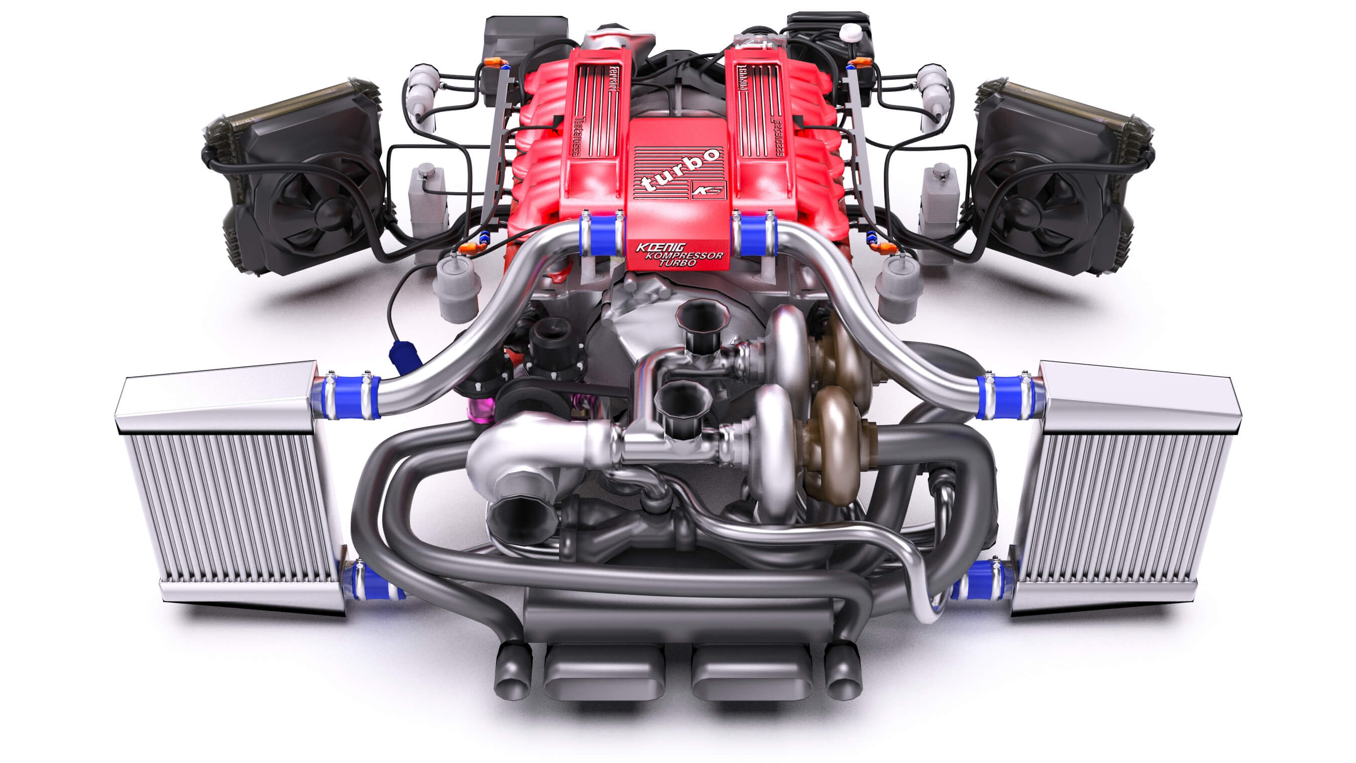 Ferrari Koenig Specials Twin Turbo V12 - 3D Model by impulse99