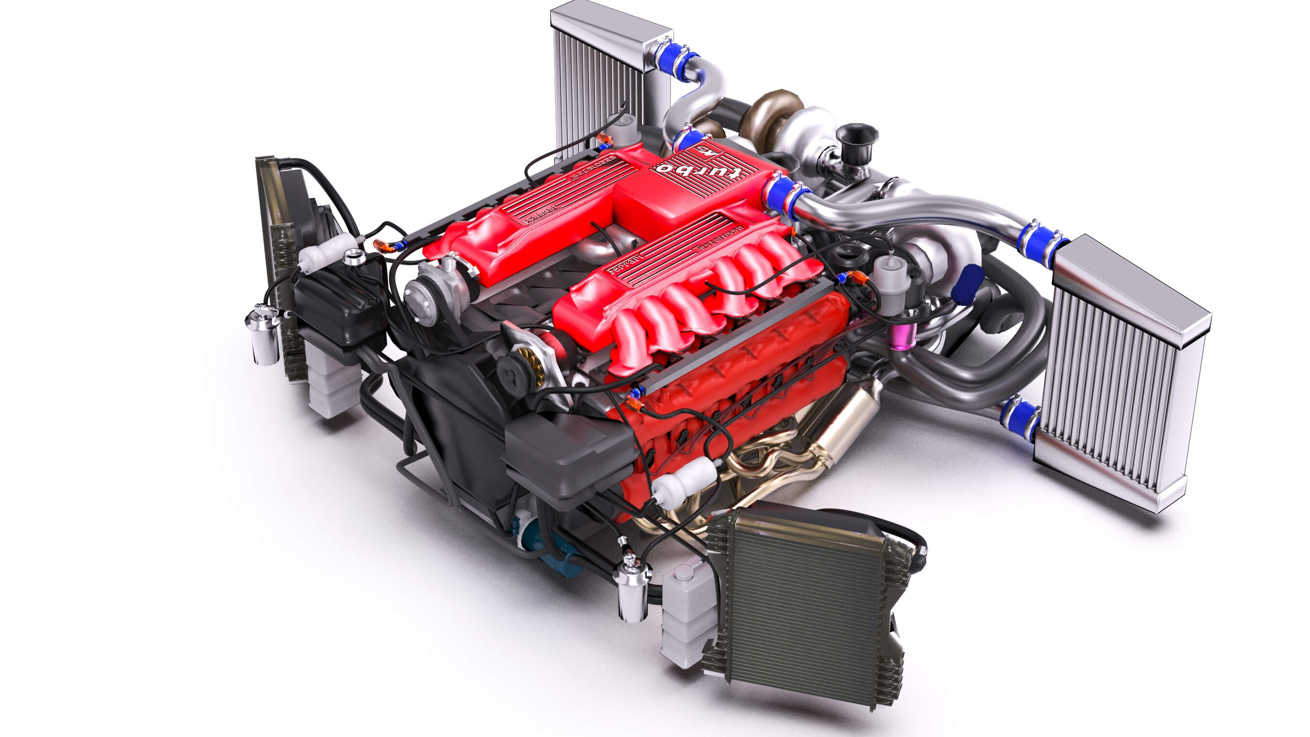 Ferrari Koenig Specials Twin Turbo V12 - 3D Model by impulse99