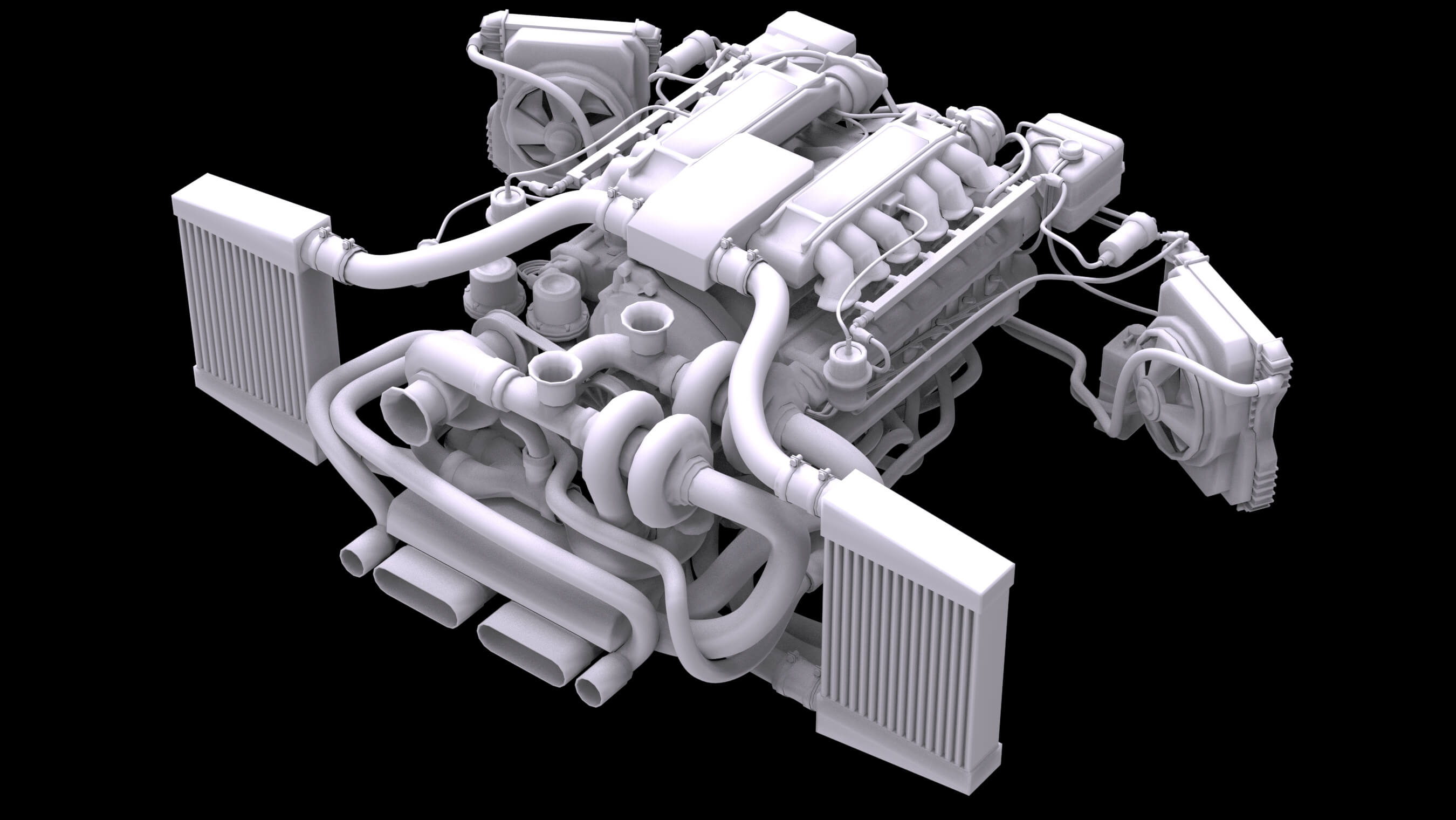 Ferrari Koenig Specials Twin Turbo V12 - 3D Model by impulse99