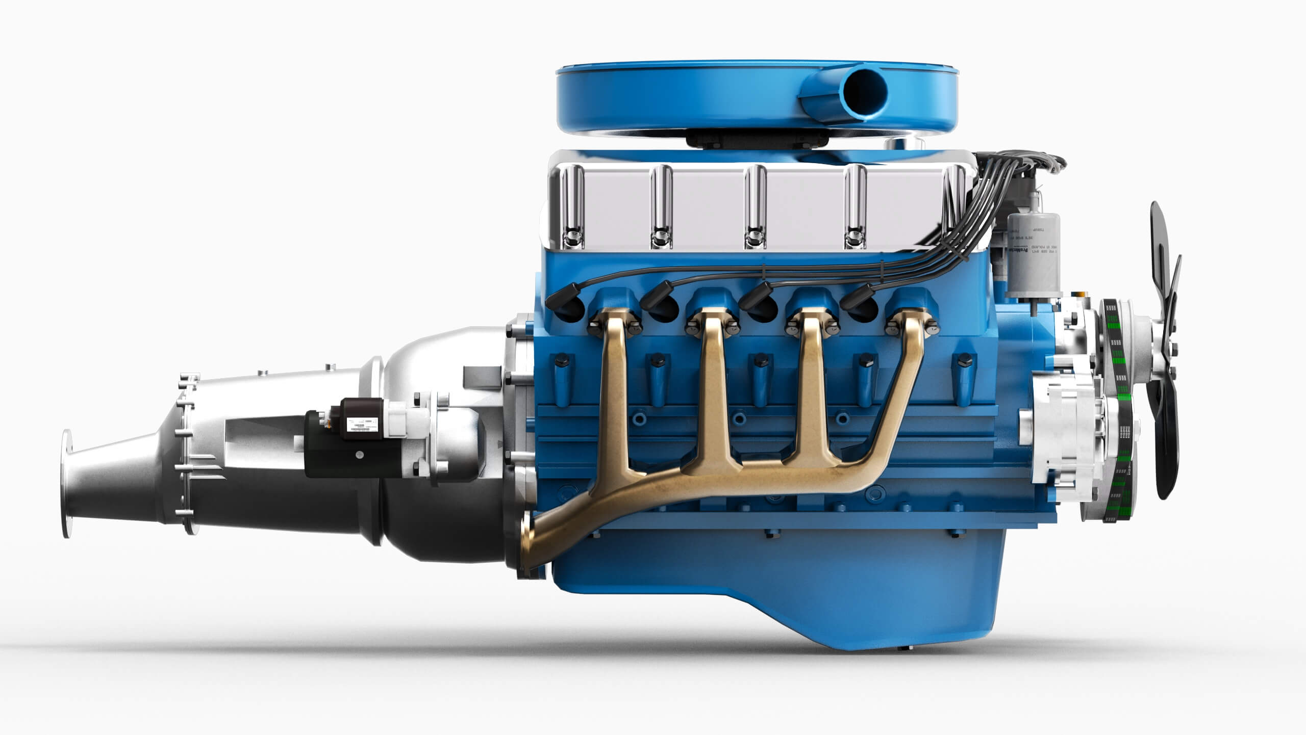 Ford 289 Ci V8 Engine - 3D Model by impulse99